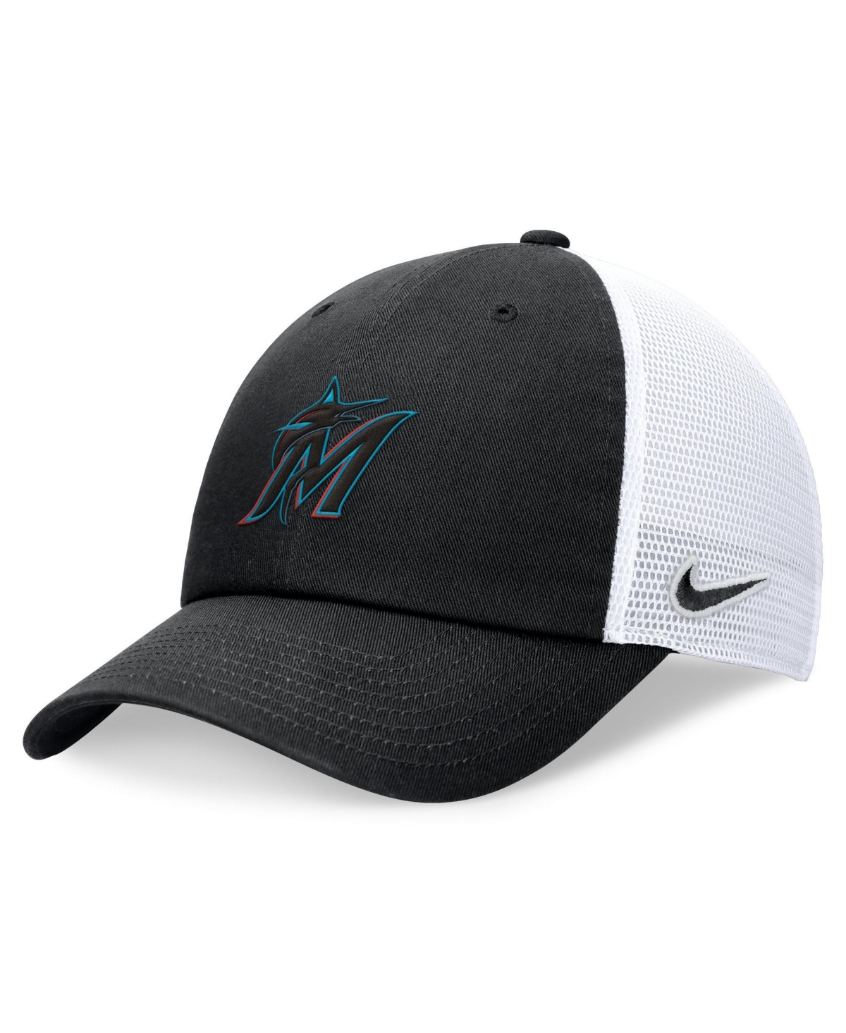 Click here for Nike Mens Black Miami Marlins Club Trucker Adjusta... prices