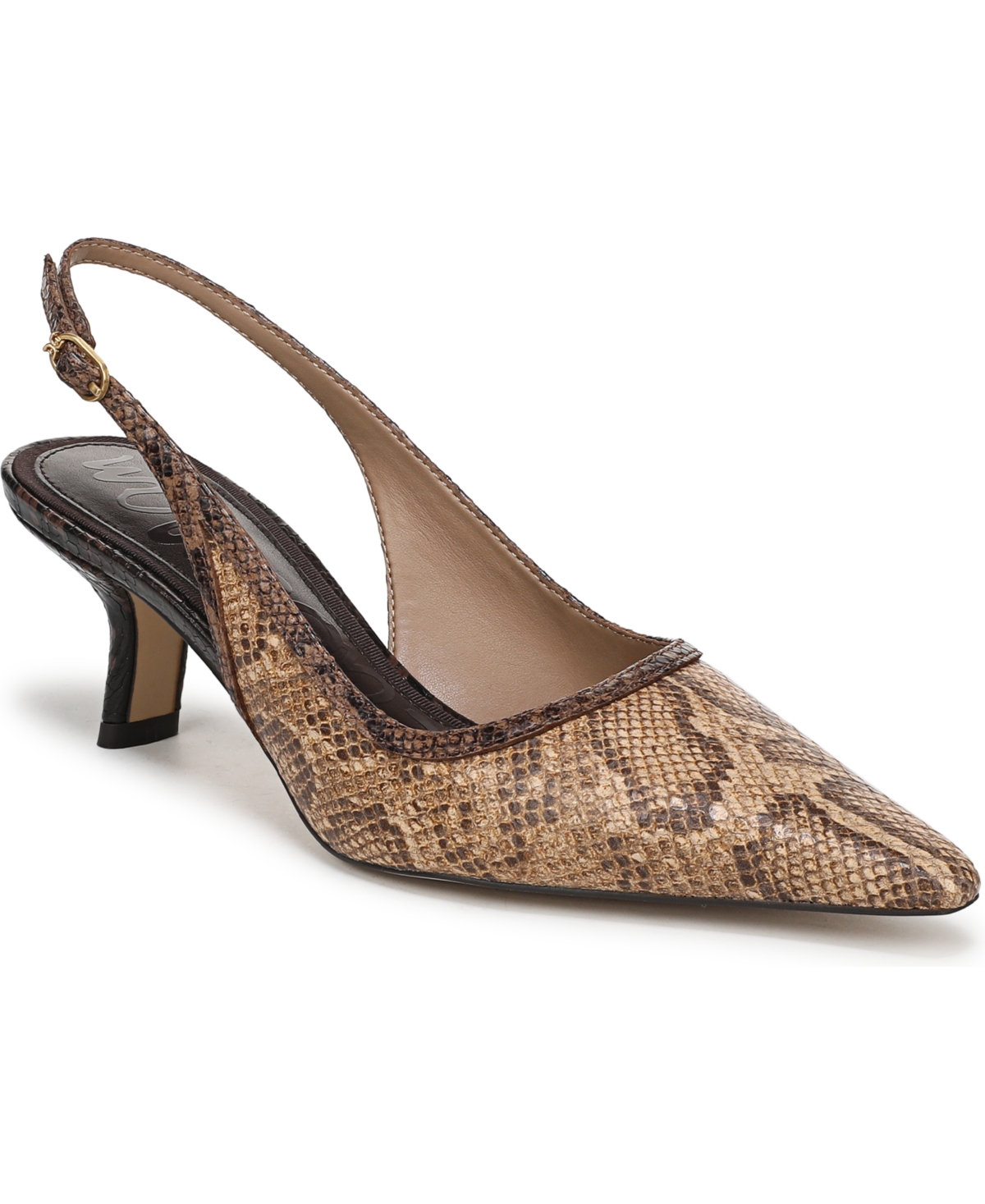 Click here for Sam Edelman Womens Bianka Slingback Kitten-Heel Pu... prices