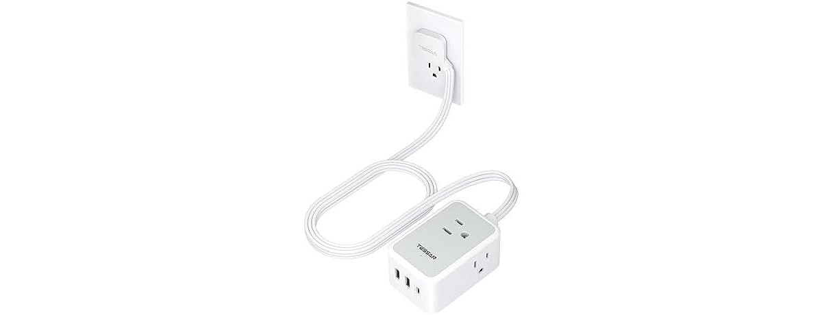 Click here for Tessan Wall Outlet Extender with 5 feet  1 Usb C... prices