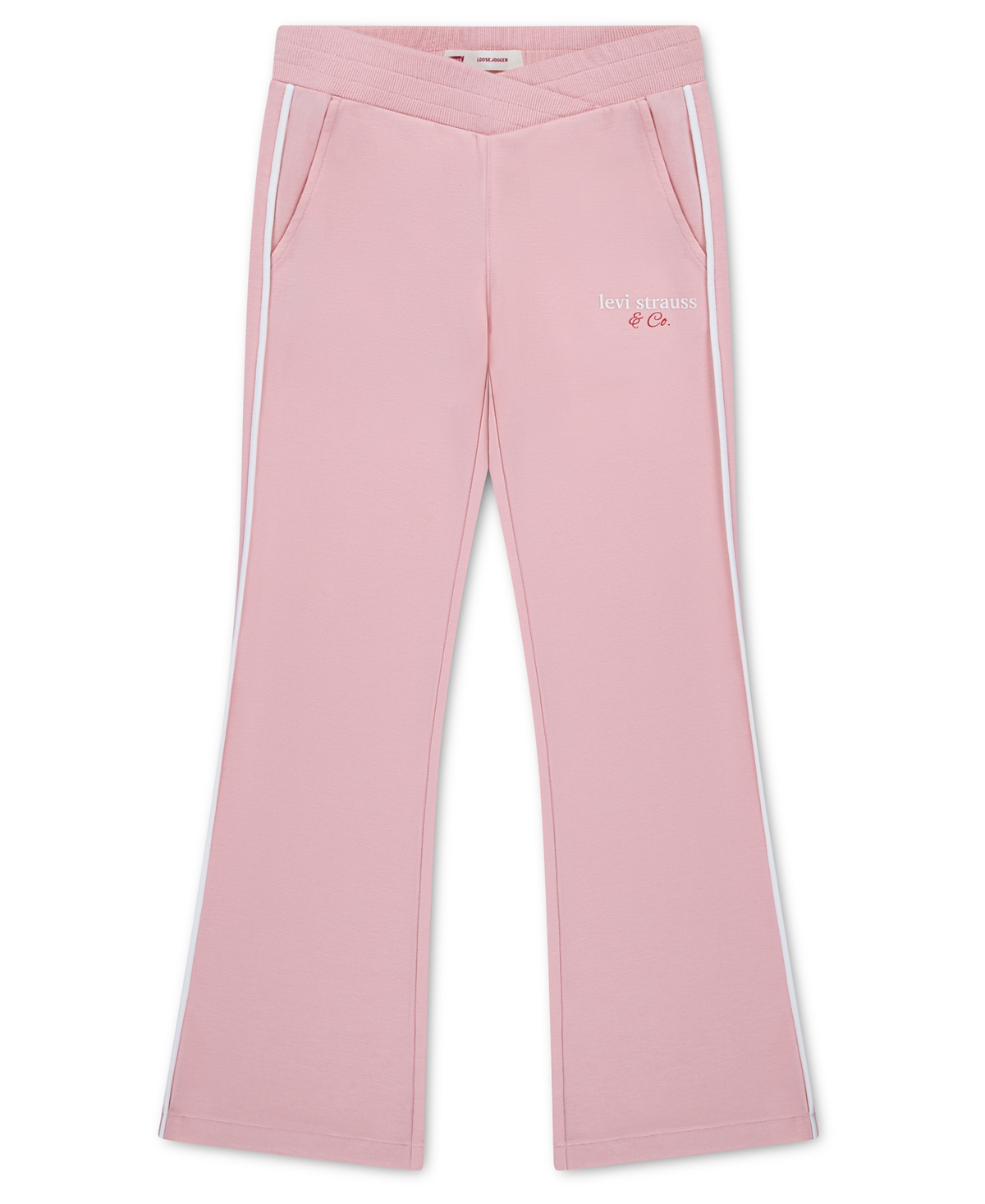 Click here for Levis Girls 7-16 Varsity Flare Knit Pants - Powder... prices