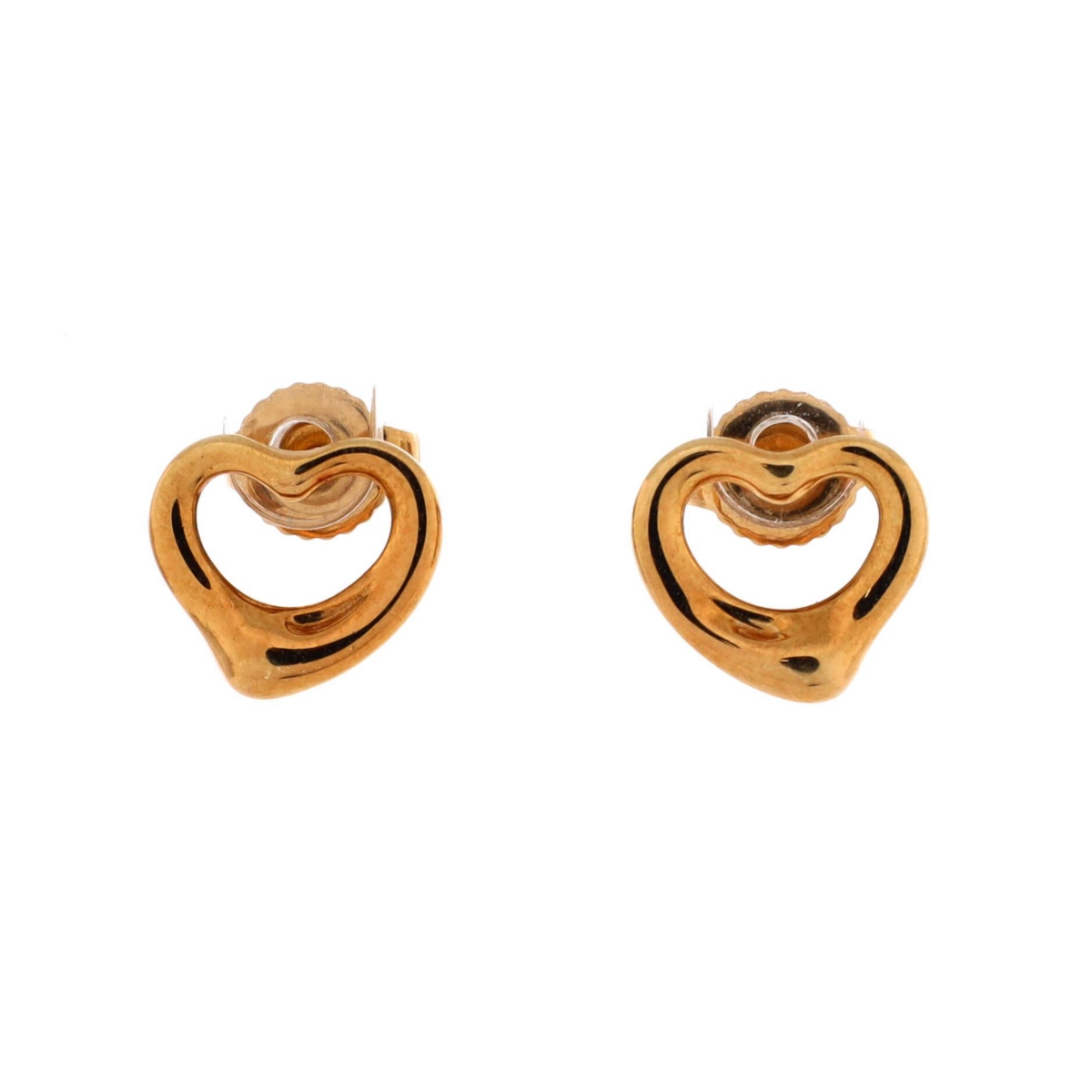 Click here for Pre-Owned Tiffany & Co Elsa Peretti Open Heart Ear... prices