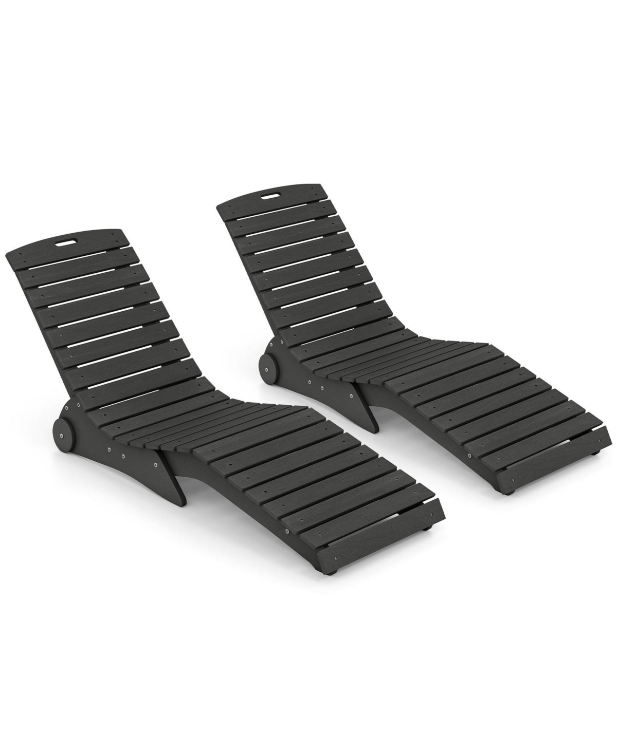 Click here for Gymax 2pieces In-Pool Lounge Chair Ergonomic S-Cur... prices