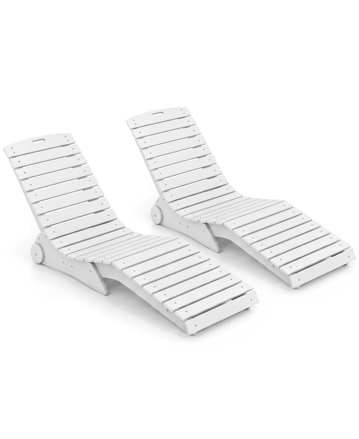 Click here for Gymax 2pieces In-Pool Lounge Chair Ergonomic S-Cur... prices