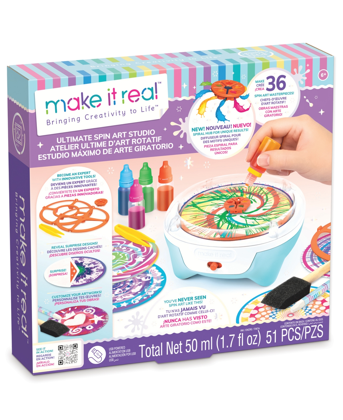 Click here for Make It Real Spin Art Innovation Station  Ages 8+... prices