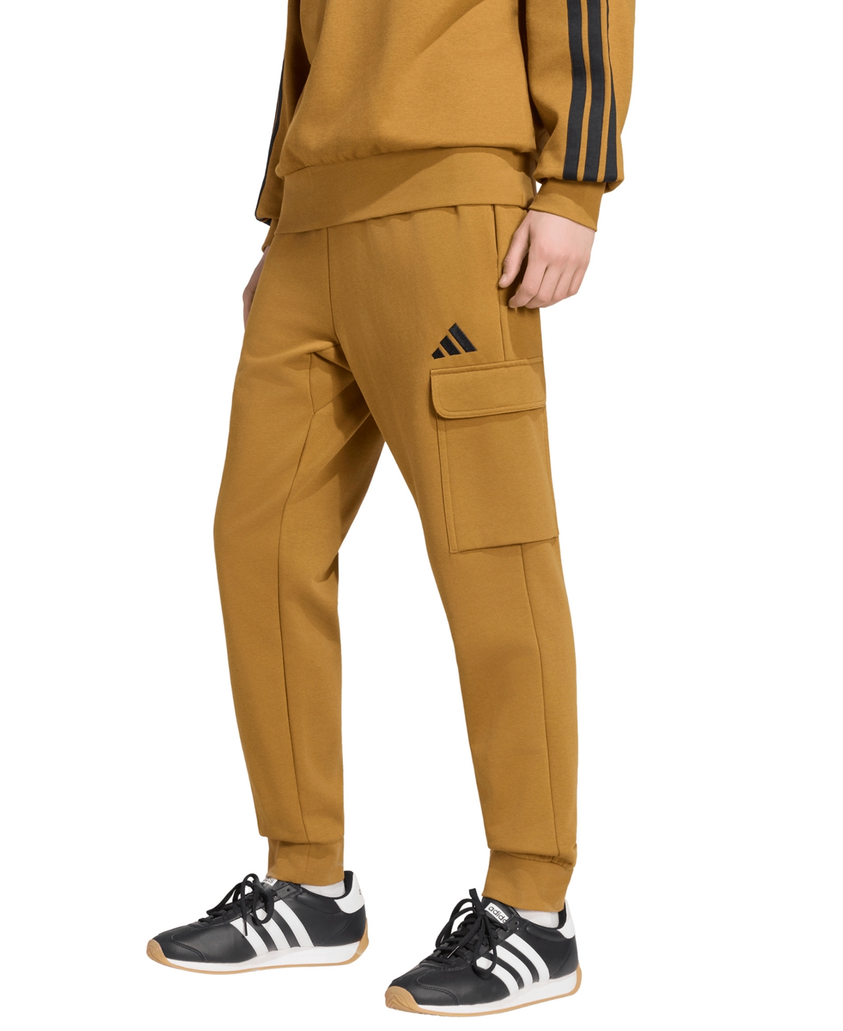 Click here for adidas Mens Essentials French Club Fleece Cargo Pa... prices