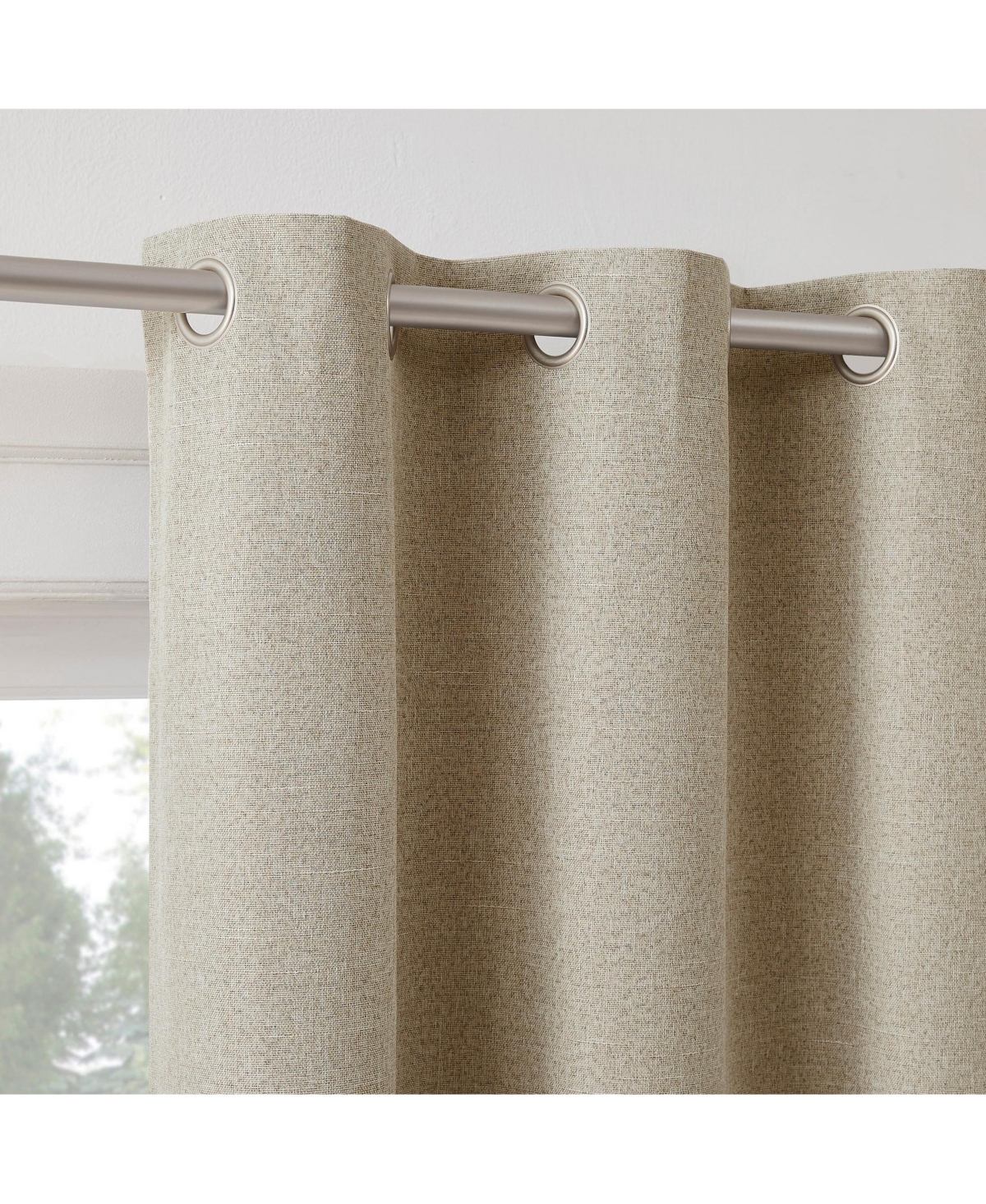 Click here for Sun Zero Tula Crosshatch 100 Blackout Grommet Curt... prices