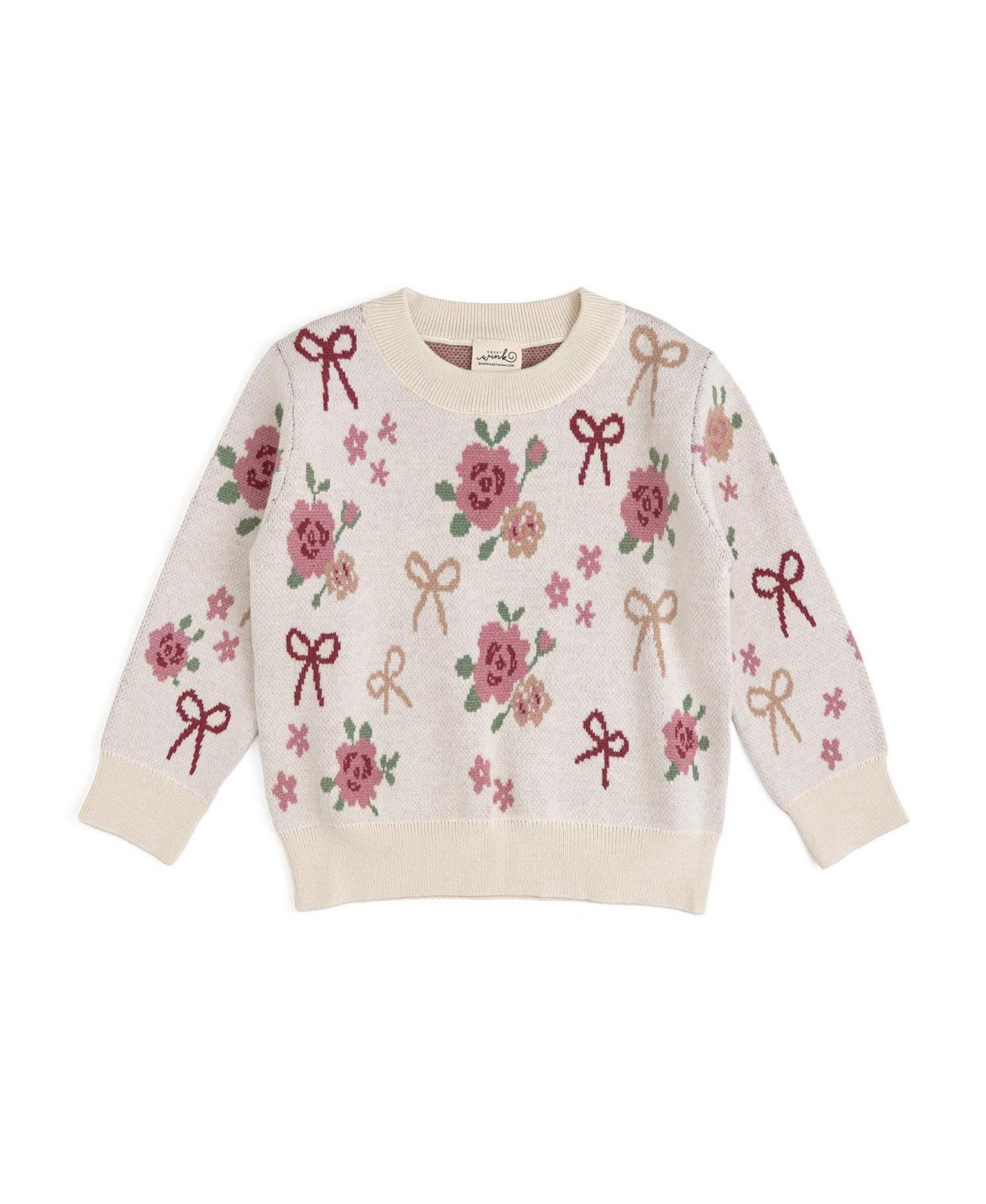 Click here for Sweet Wink Toddler Girls Coquette Rose Sweater - M... prices