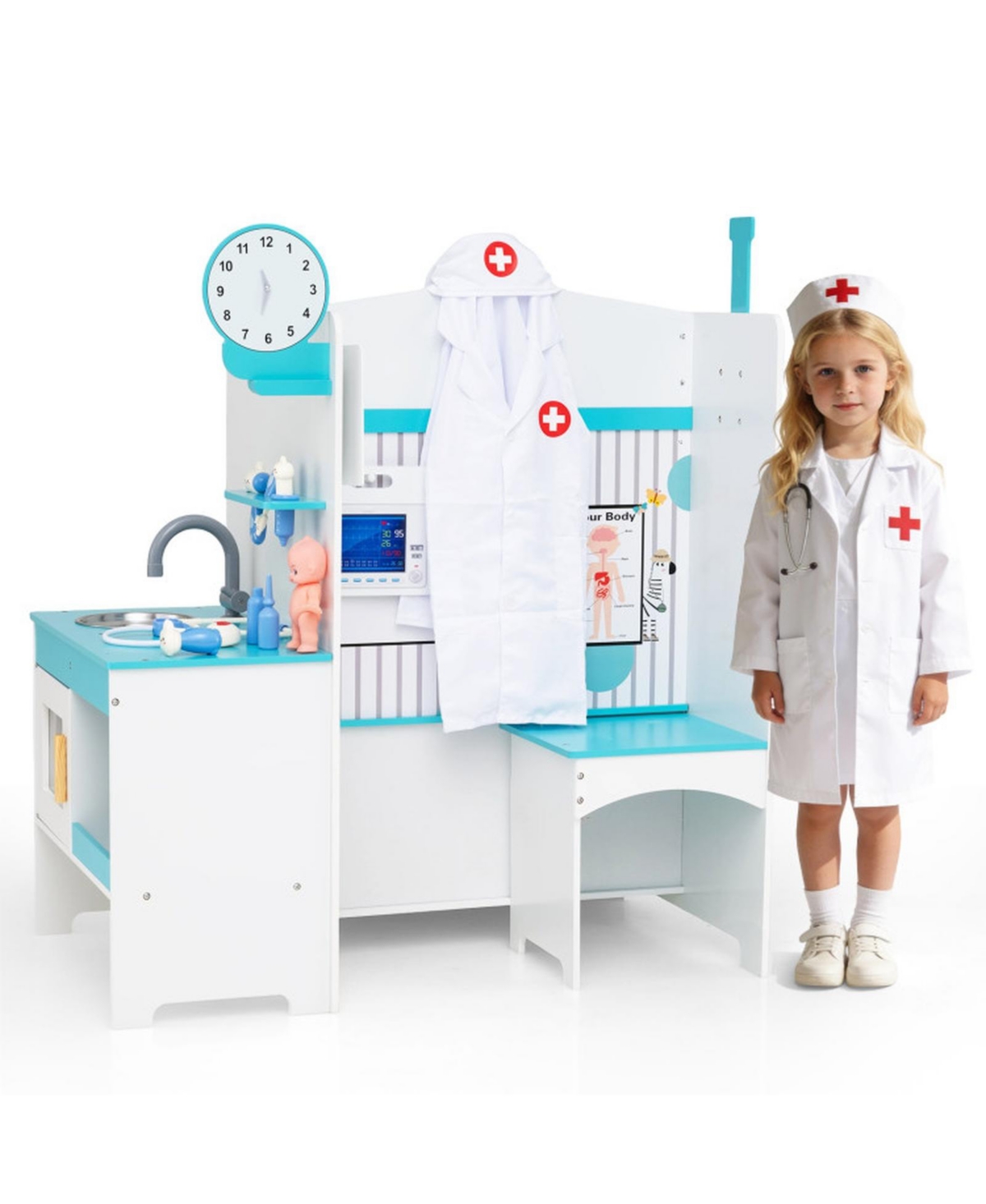 Click here for Sugift Doctor Height Bar and Ecg Monitor 27-Piece... prices