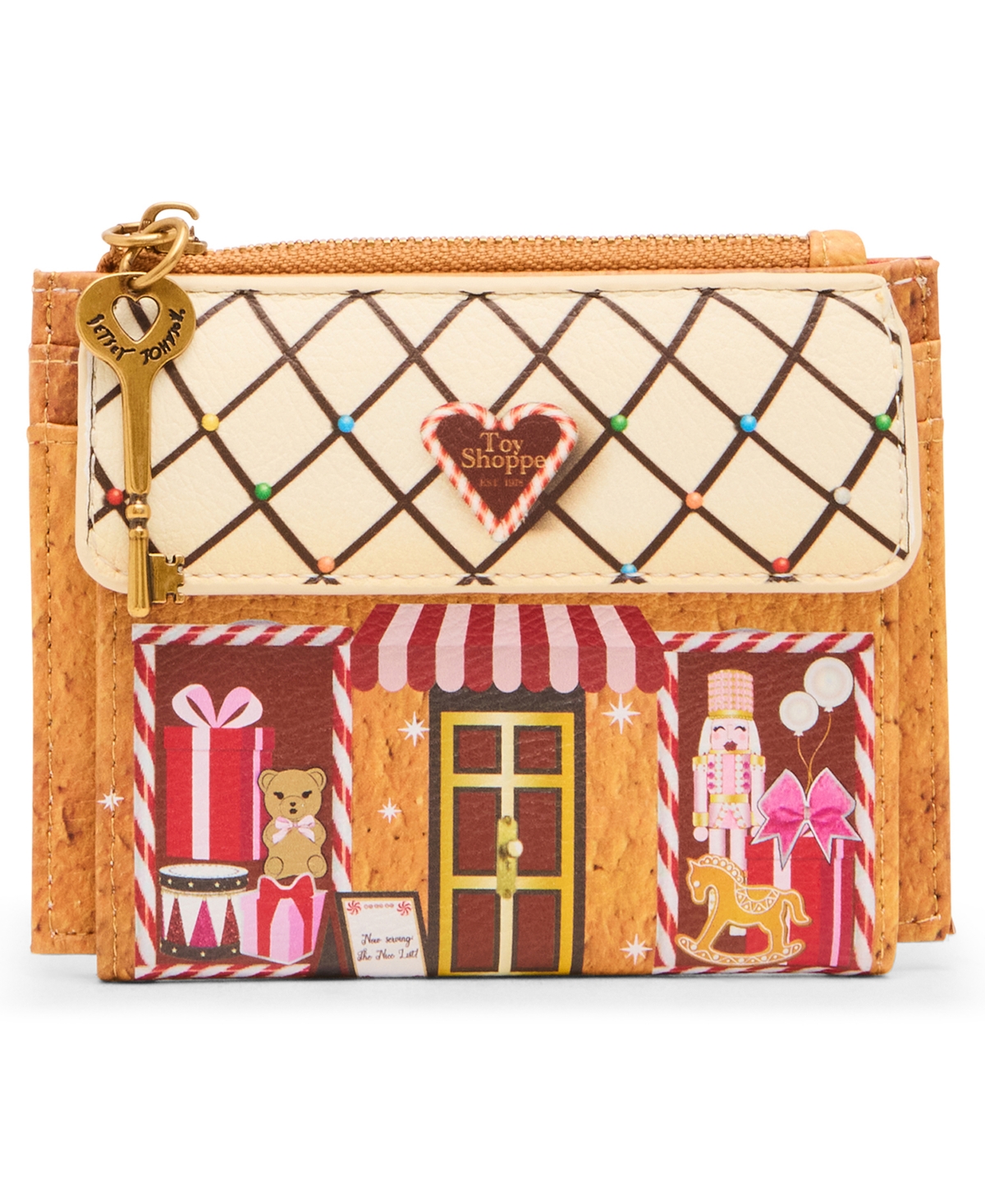 Click here for Betsey Johnson Treat Me Right Wallet - Brown prices