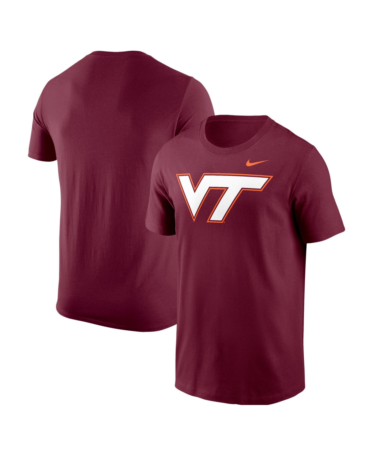 Click here for Nike Mens Maroon Virginia Tech Hokies Logo T-Shirt... prices