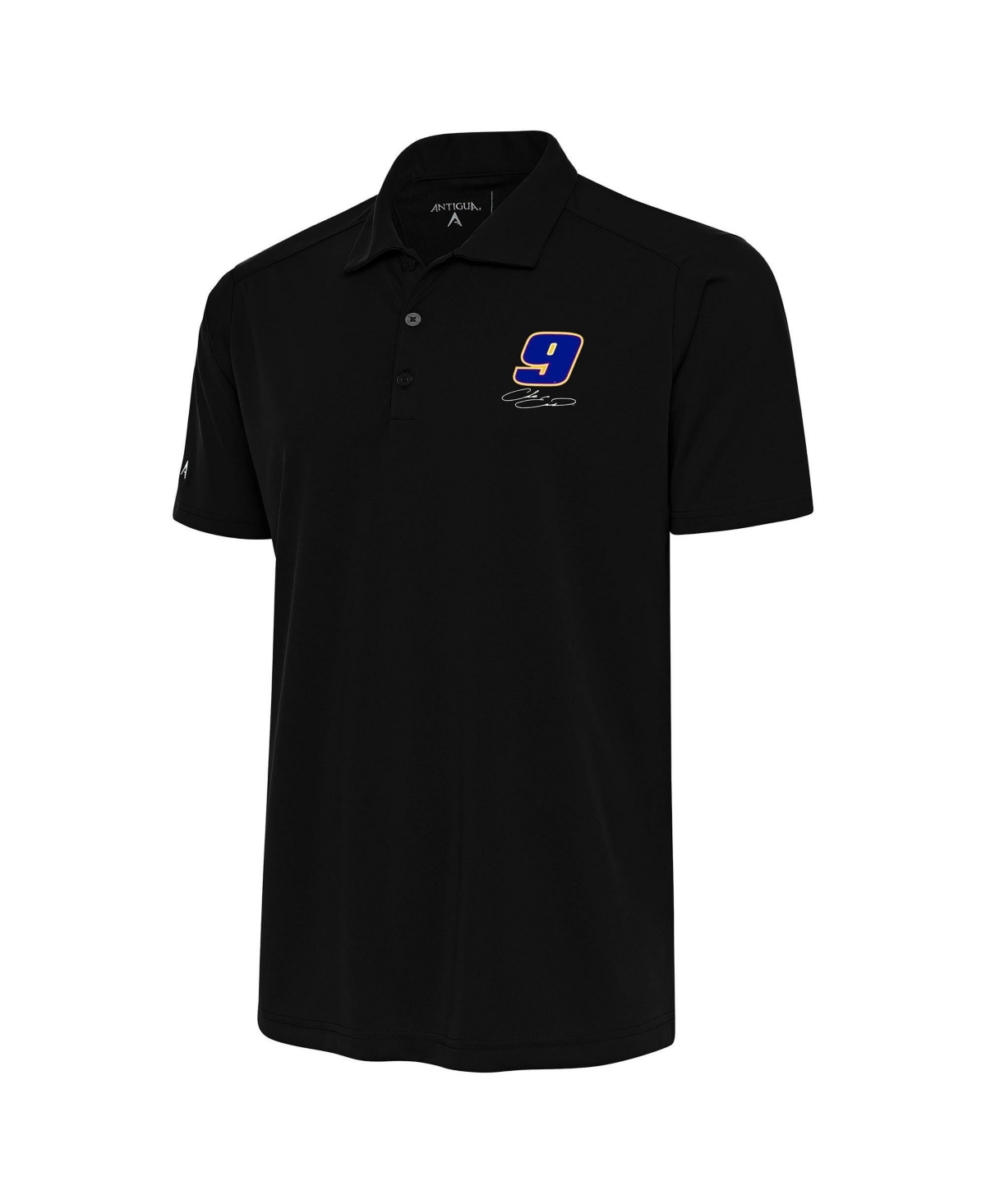 Click here for Antigua Mens Black Chase Elliott Tribute Polo Shir... prices