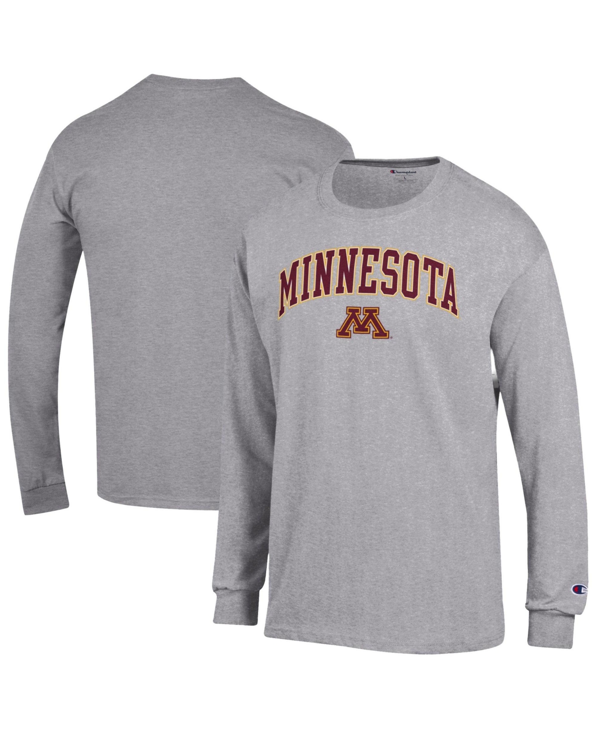 Click here for Champion Mens Champion Heather Gray Minnesota Gold... prices