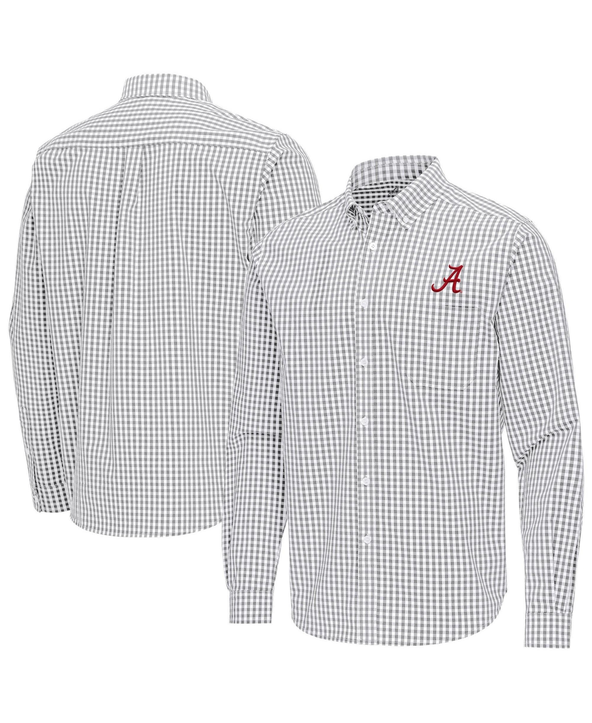 Click here for Antigua Mens Gray Alabama Crimson Tide Ellis Woven... prices