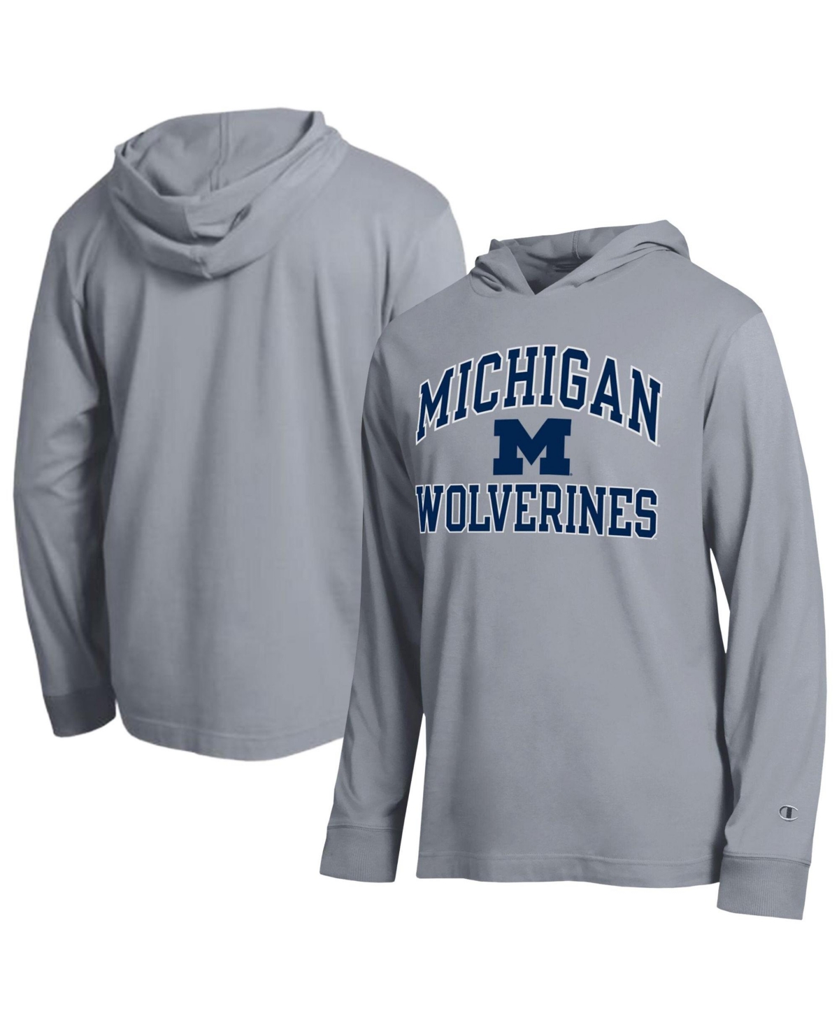 Click here for Champion Mens Heather Gray Michigan Wolverines Hig... prices