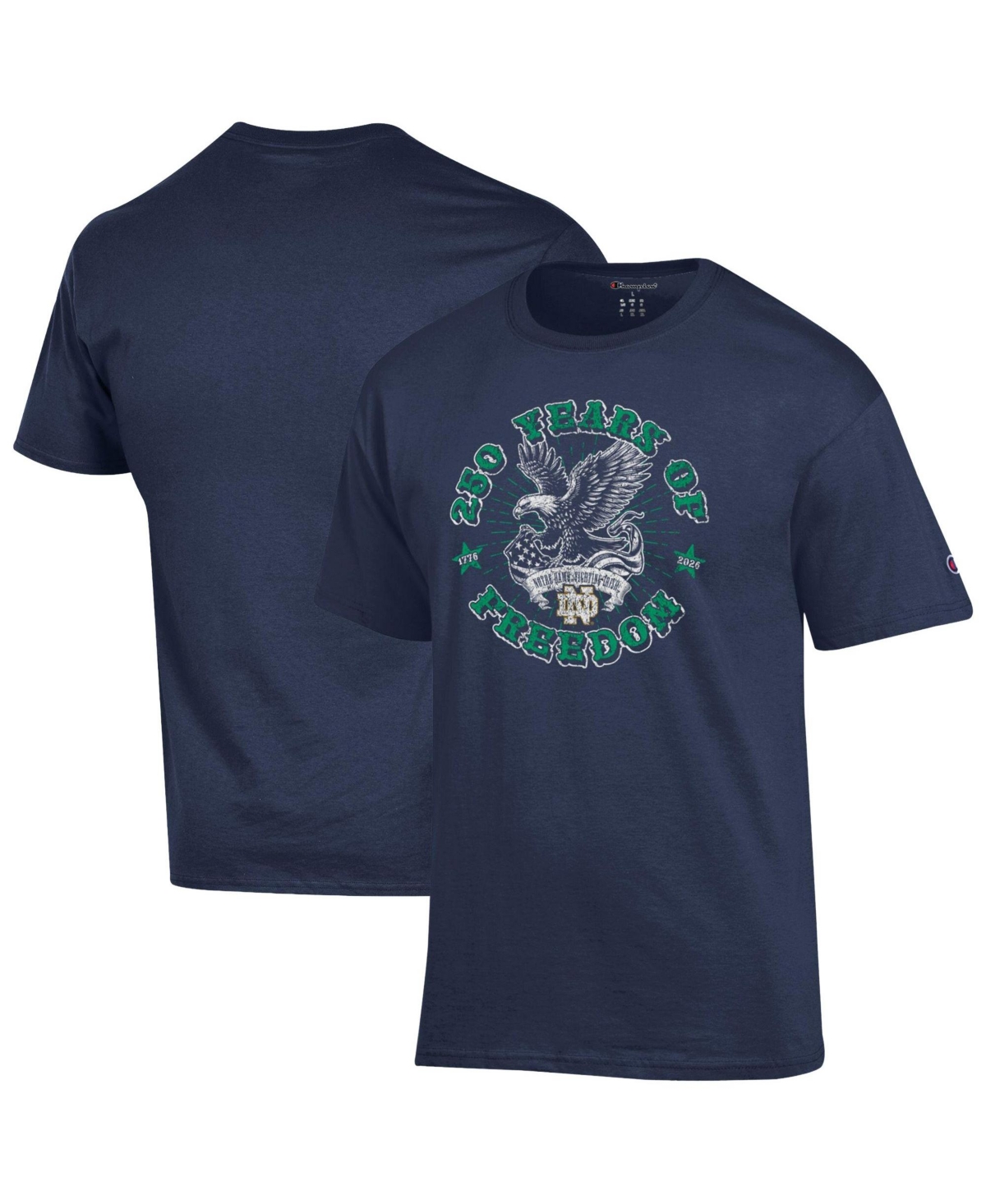 Click here for Champion Mens Navy Notre Dame Fighting Irish Ameri... prices