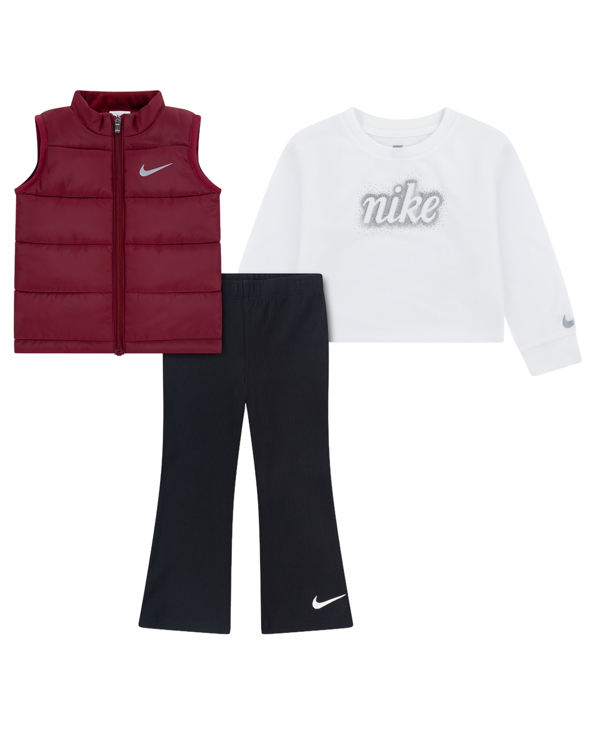 Click here for Nike Toddler Girls 2T-4T Swoosh Sparkle Vest  T-Sh... prices