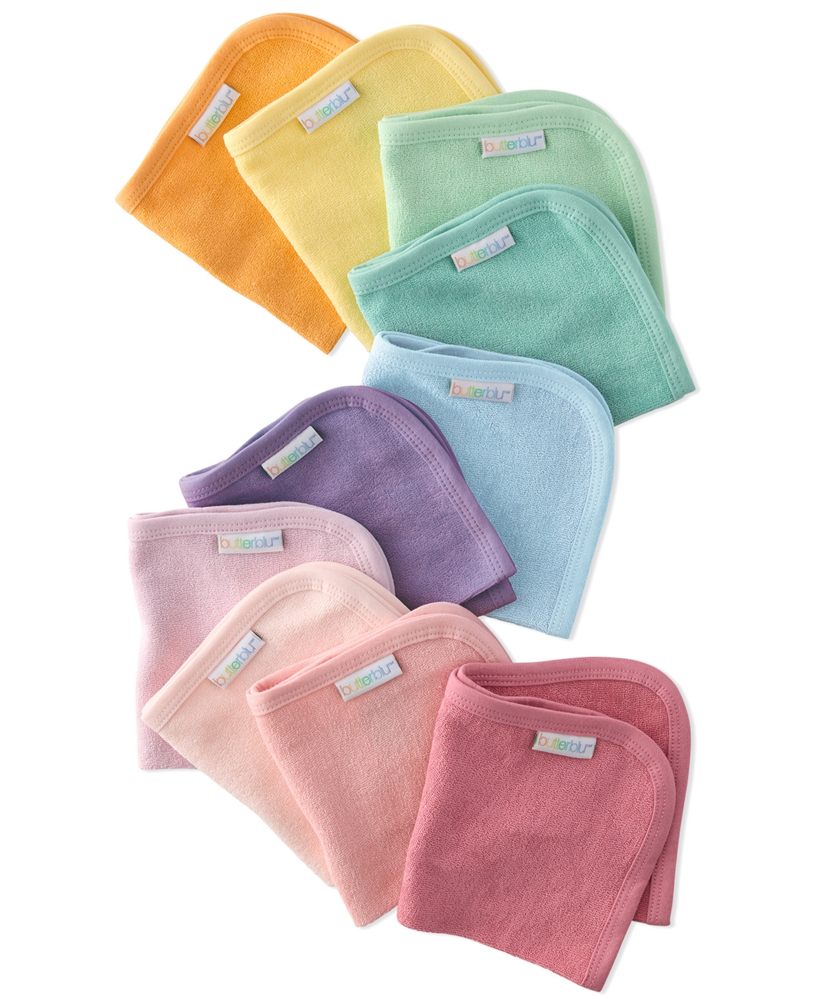 Click here for Butterblu Baby Girls Solid Washcloths  10-Pack - S... prices