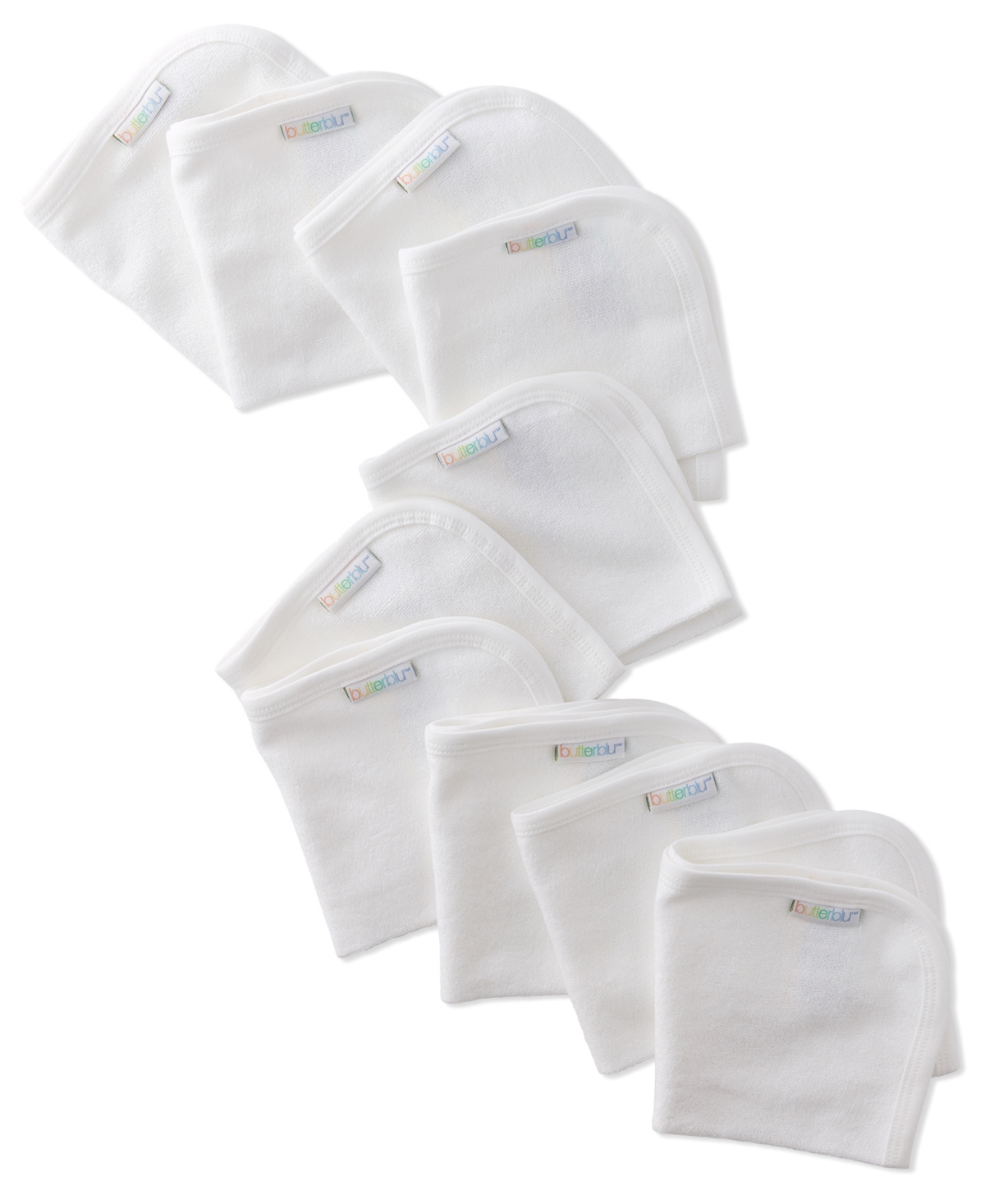 Click here for Butterblu Baby Girls Solid Washcloths  10-Pack - W... prices