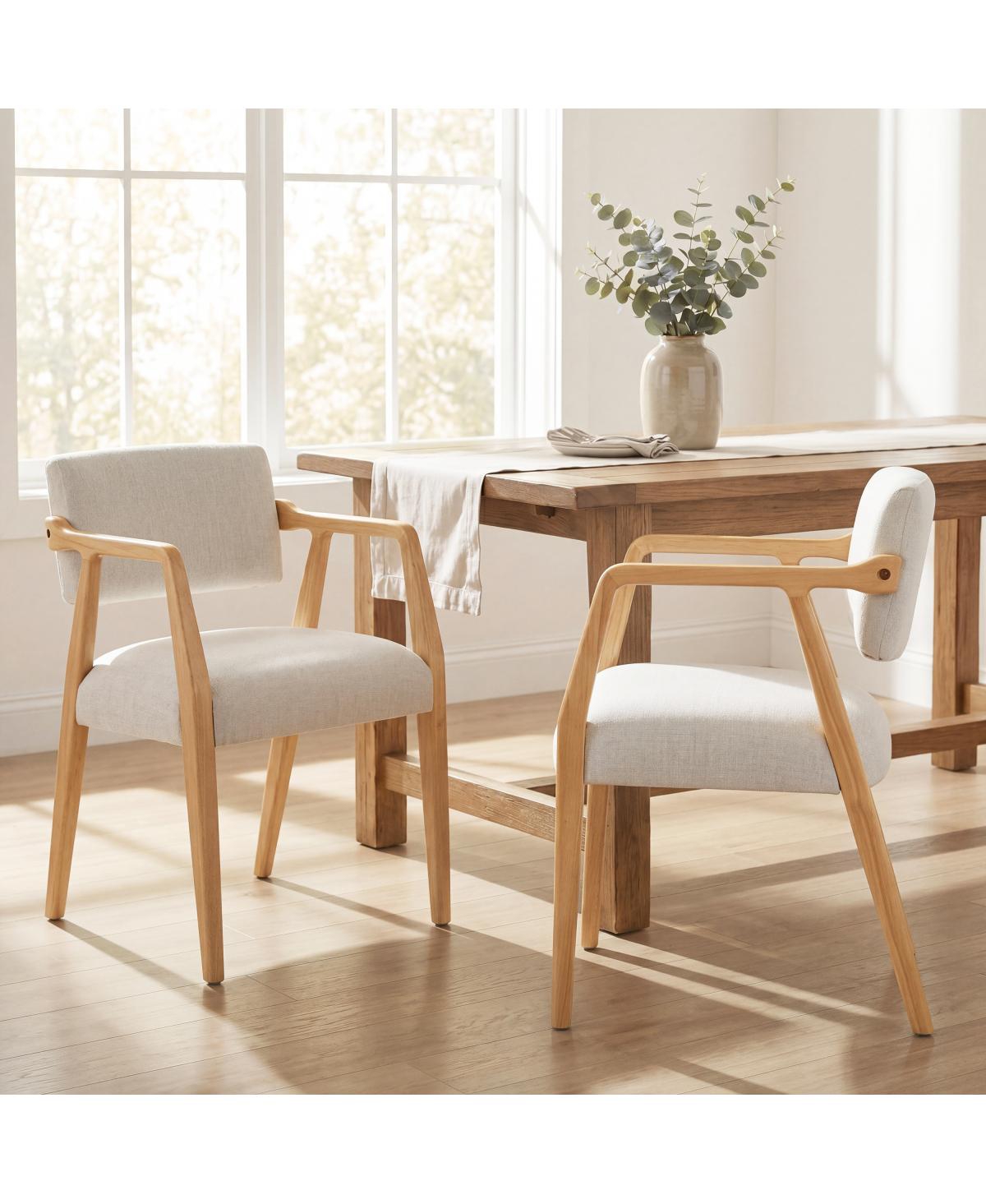 Click here for Streamdale Furniture Mid-Century Rubber Wood Dinin... prices