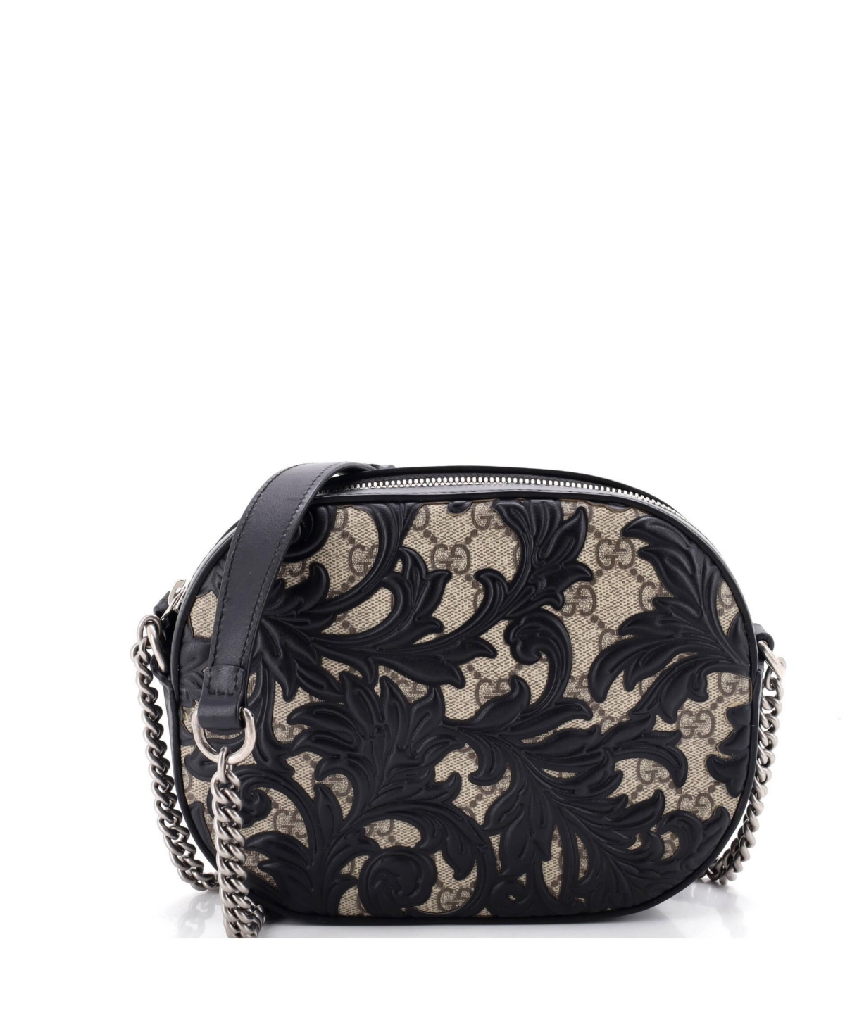 Click here for Pre-Owned Gucci Mini Chain Crossbody Bag Arabesque... prices