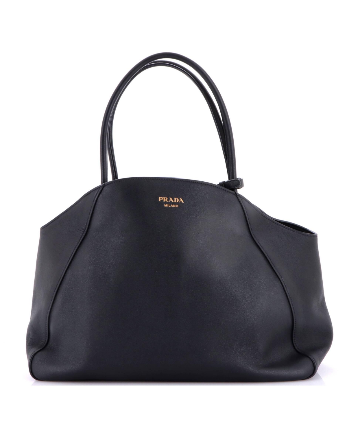 Click here for Pre-Owned Prada Large Open Tote Soft Grain Leather... prices