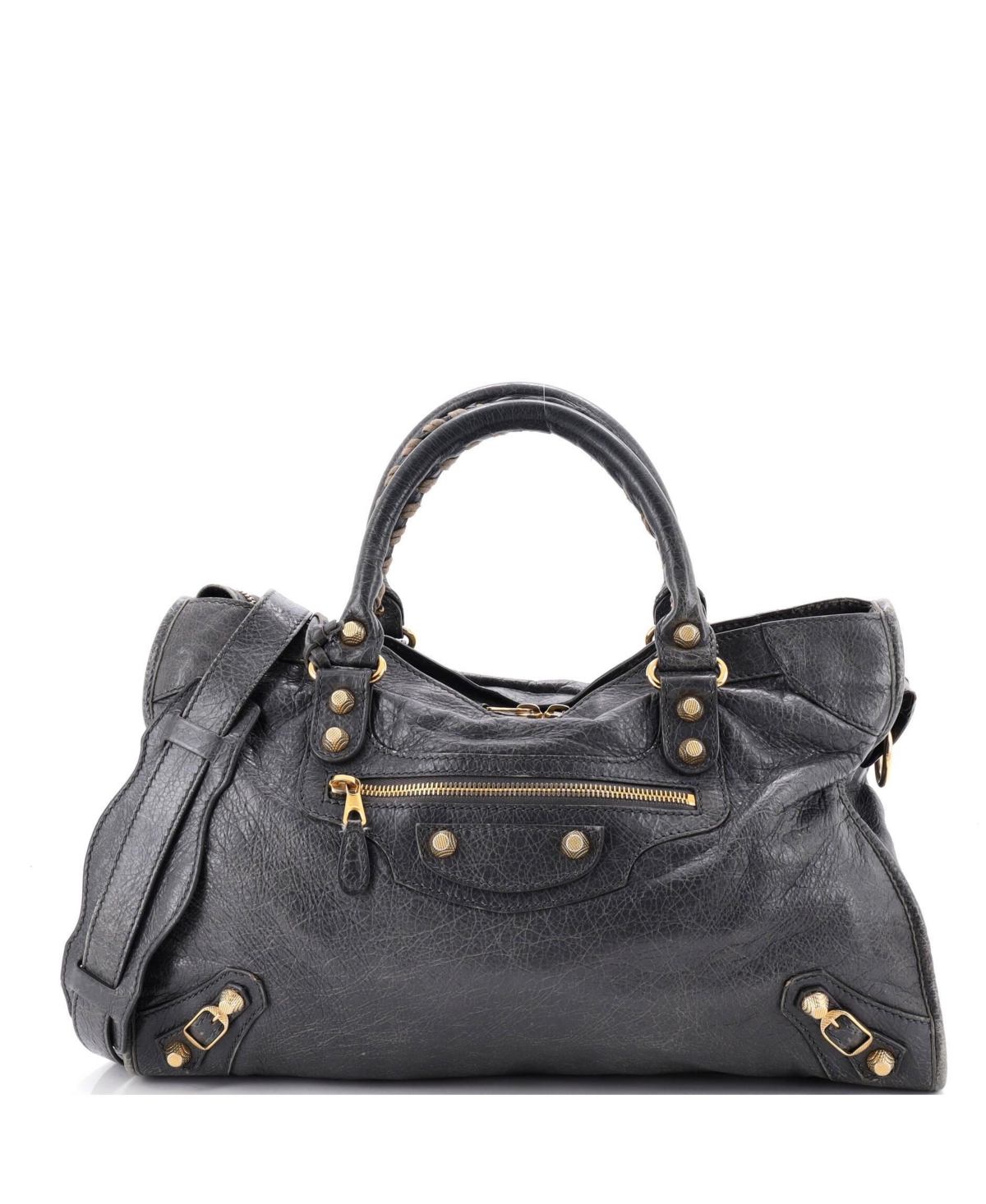 Click here for Pre-Owned Balenciaga Medium City Classic Studs Bag... prices