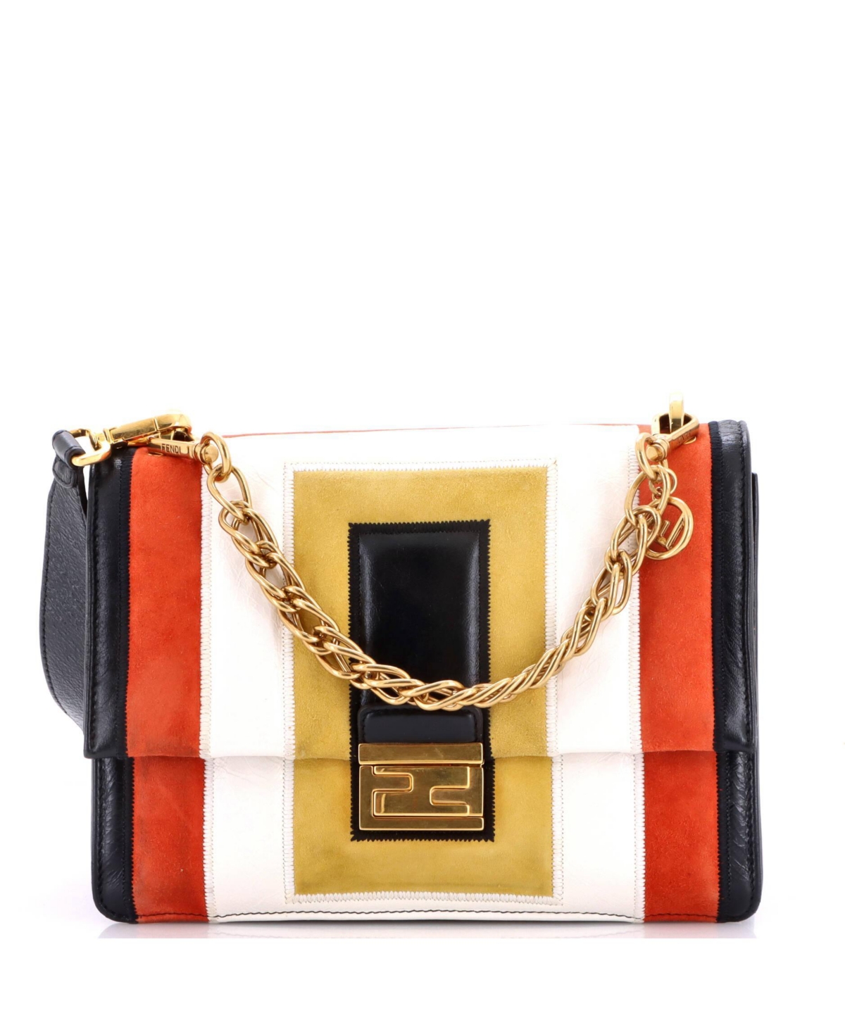 Click here for Pre-Owned Fendi Medium Kan U Shoulder Bag Leather... prices