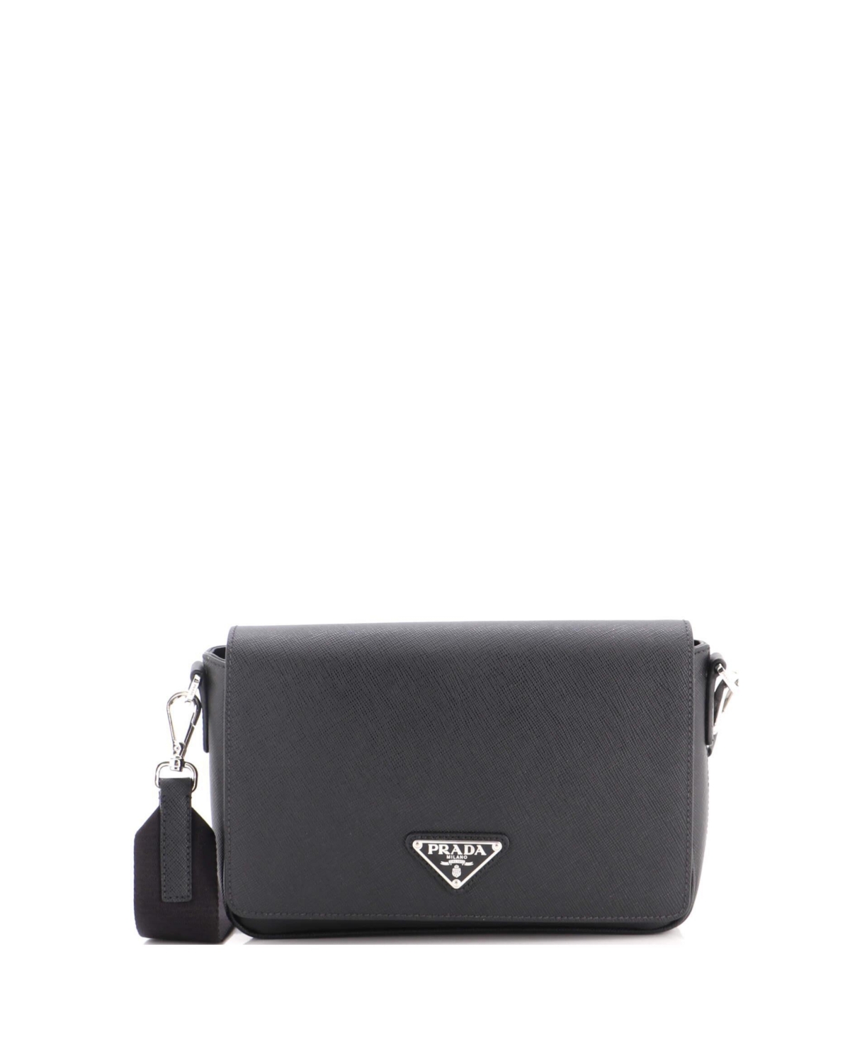 Click here for Pre-Owned Prada Flap Messenger Bag Saffiano Leathe... prices