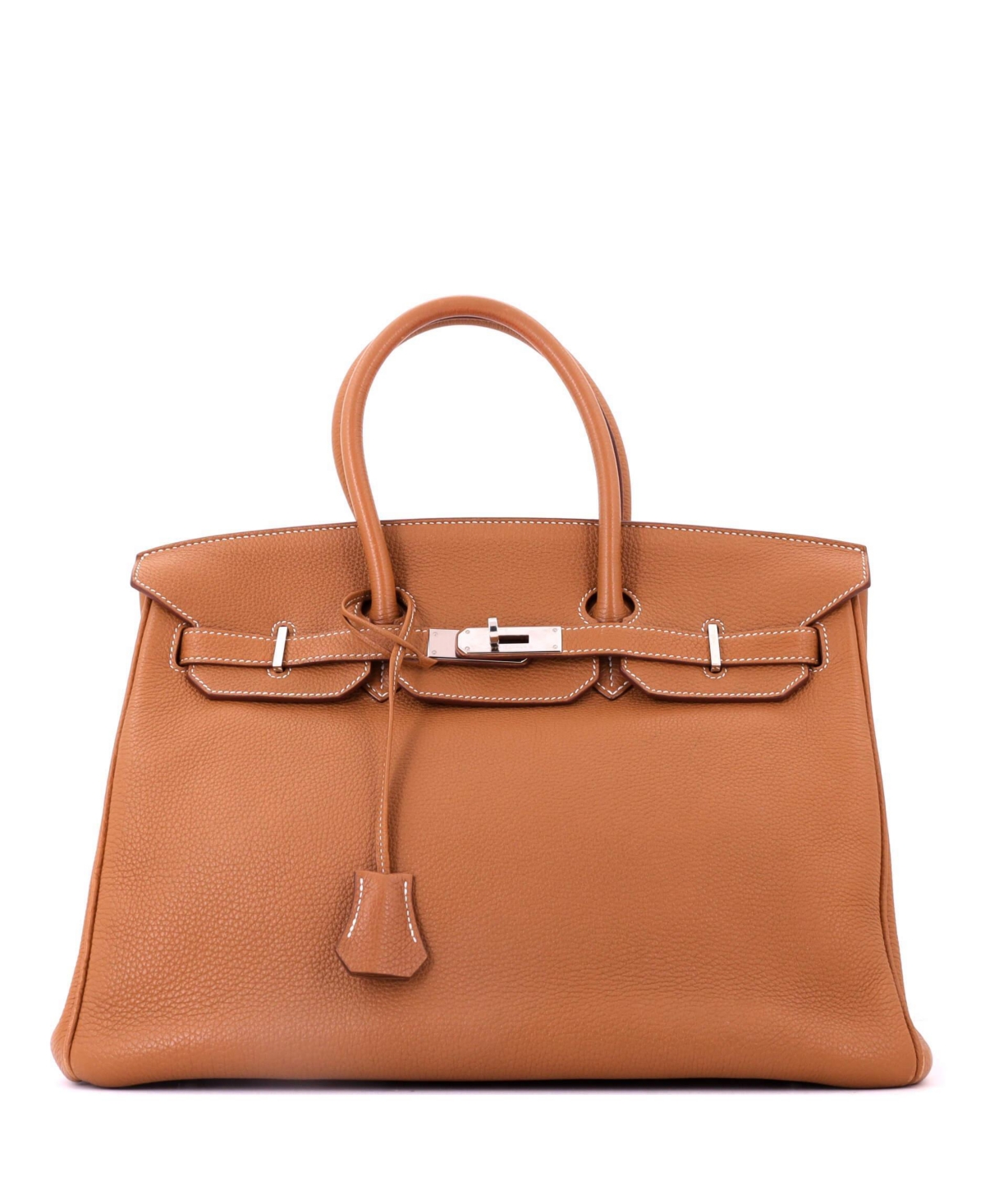 Click here for Pre-Owned Hermes Birkin 35 Handbag Brown Togo with... prices