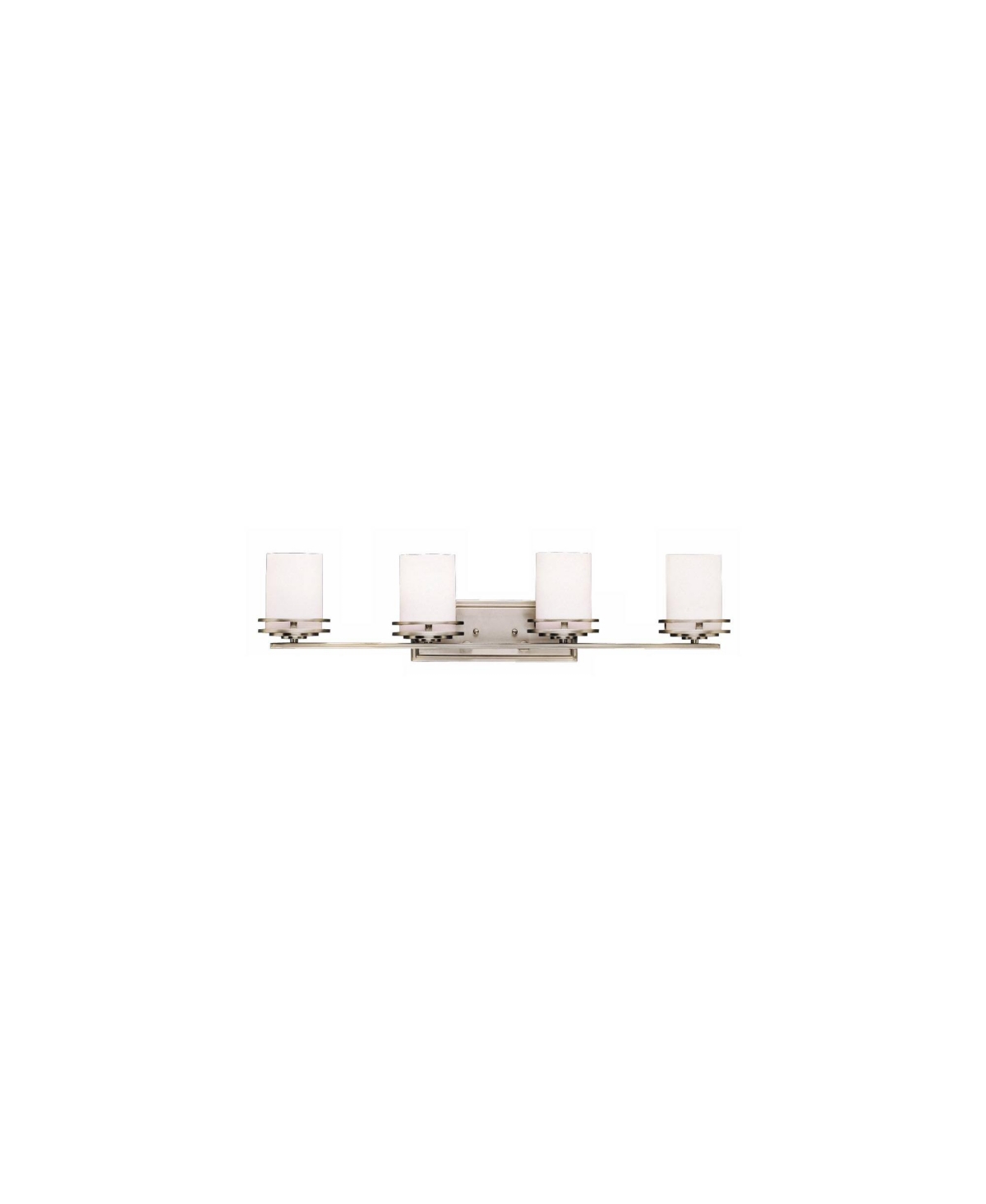 Click here for Kichler Hendrik 34 Wide 4-Light Nickel Bathroom Li... prices