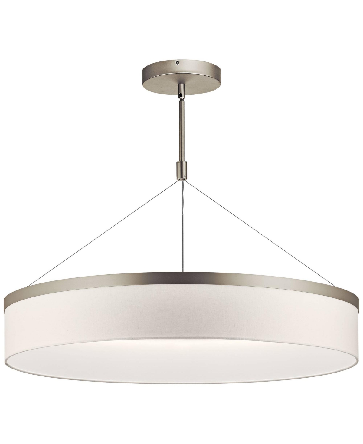 Click here for Kichler Mercel 32 1/2 Wide Satin Nickel Led Pendan... prices