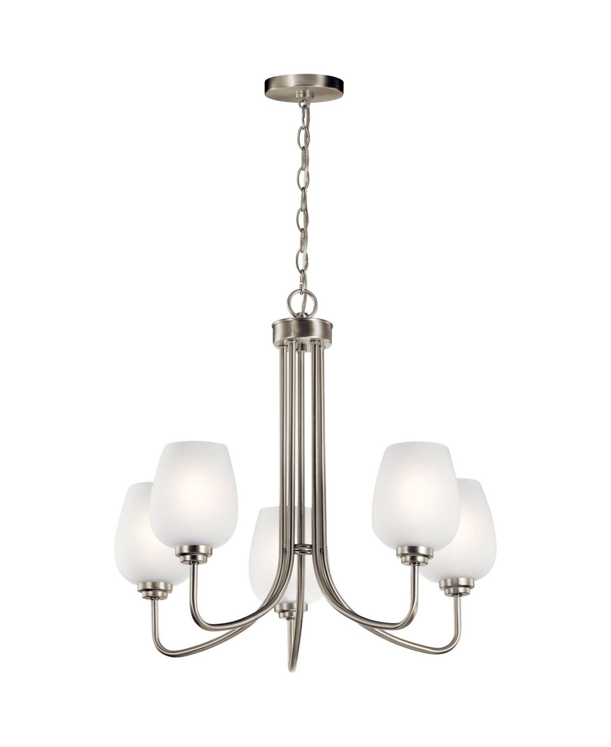 Click here for Kichler Valserrano 24 1/4 Wide Brushed Nickel 5-Li... prices