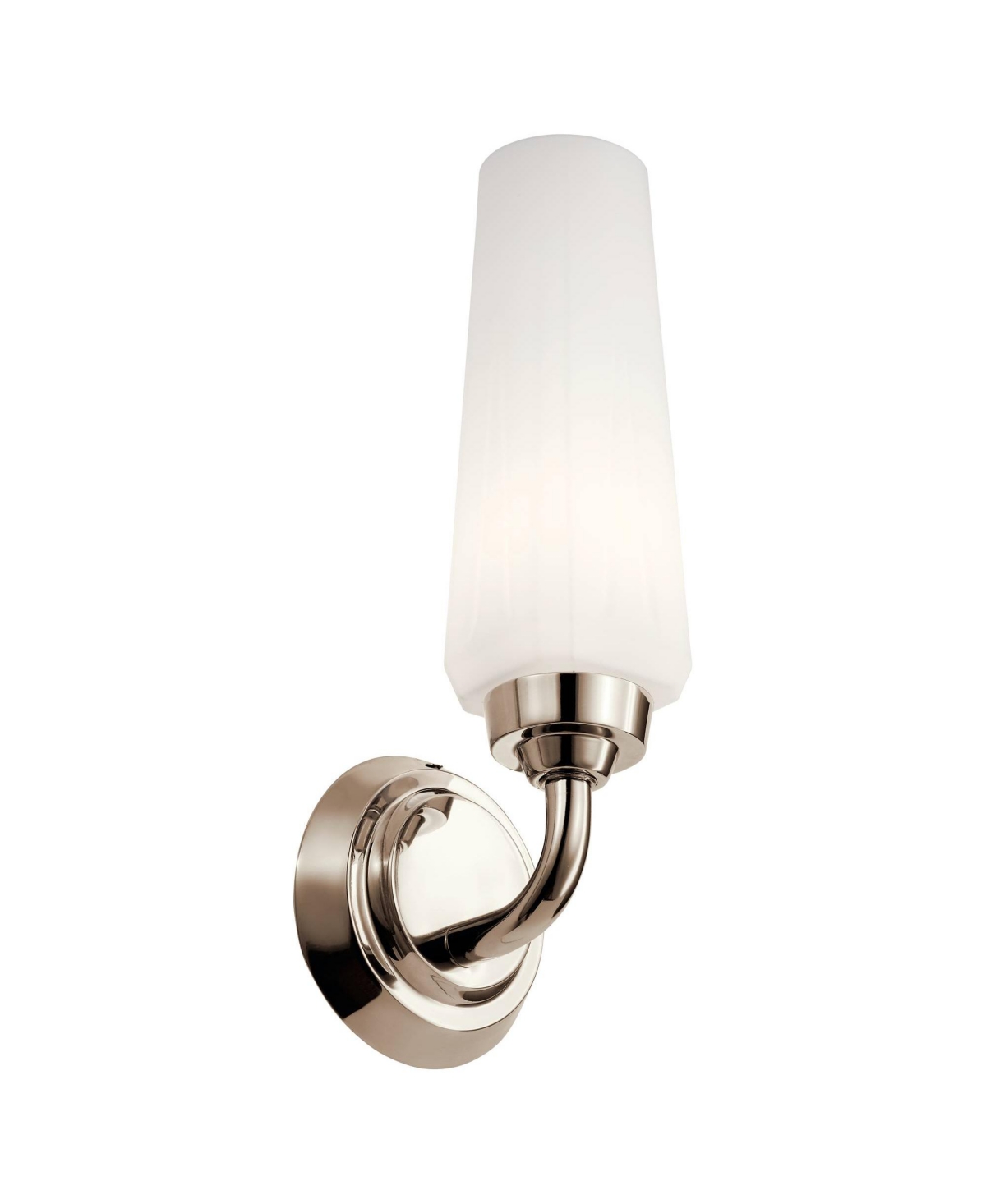 Click here for Kichler Truby 12 1/2 High Polished Nickel Wall Sco... prices