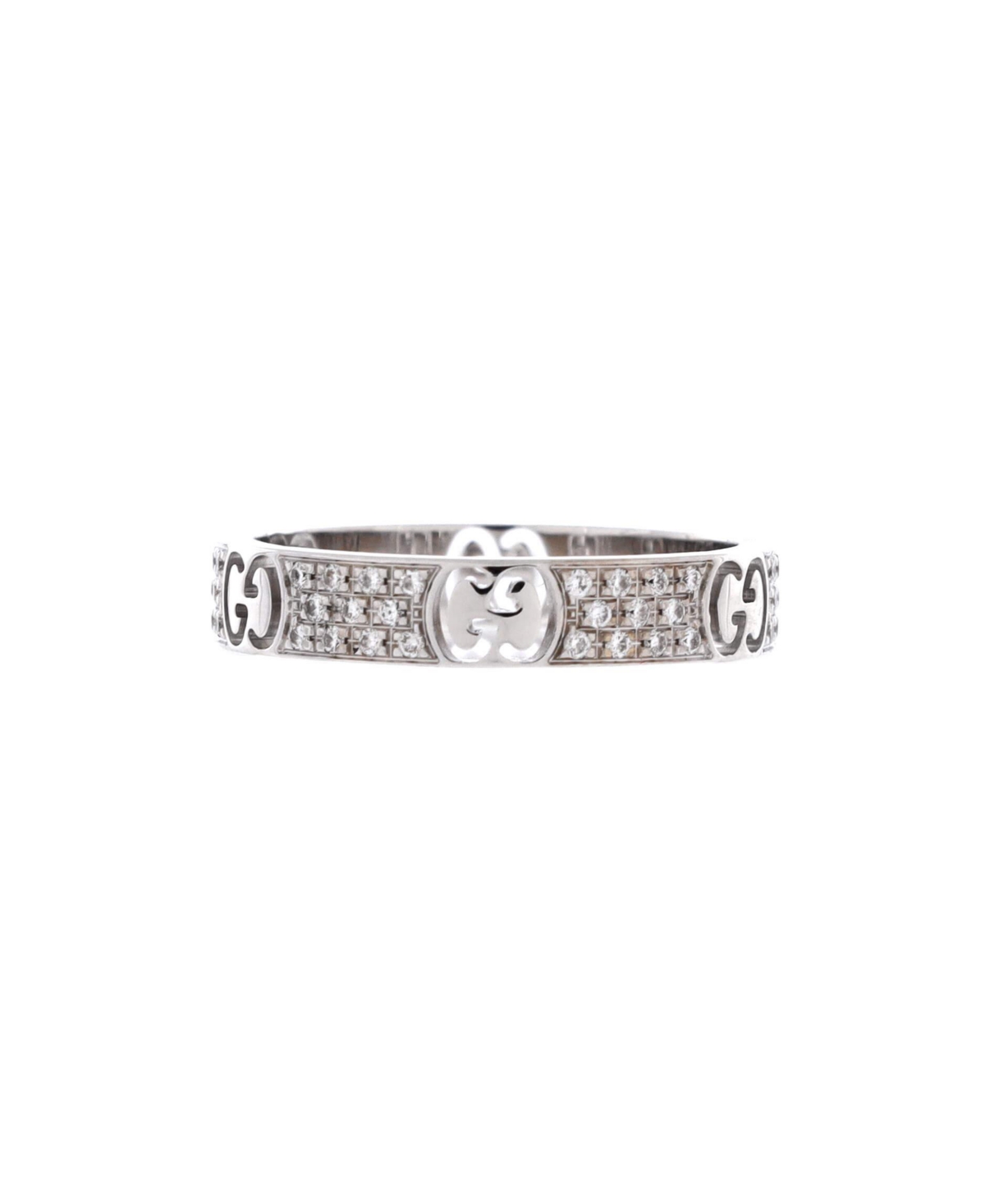 Click here for Pre-Owned Gucci Icon Band Ring - 18k white gold prices