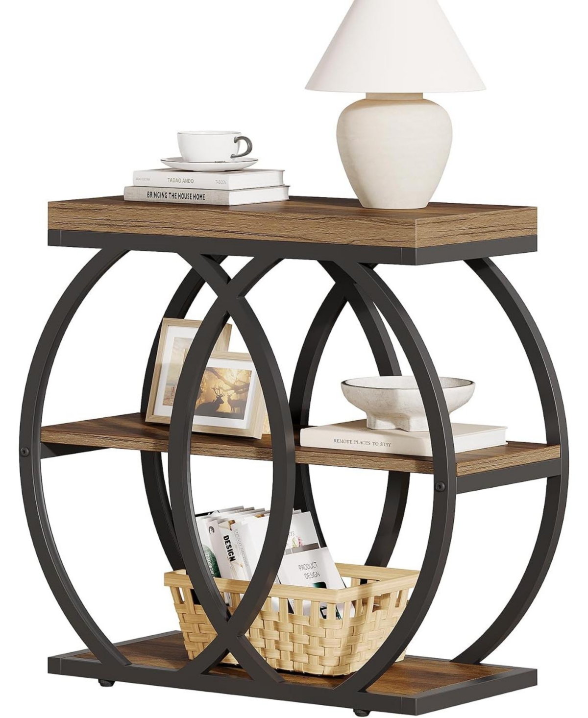 Click here for Tribesigns 3-Tier Narrow End Table with Metal Fram... prices