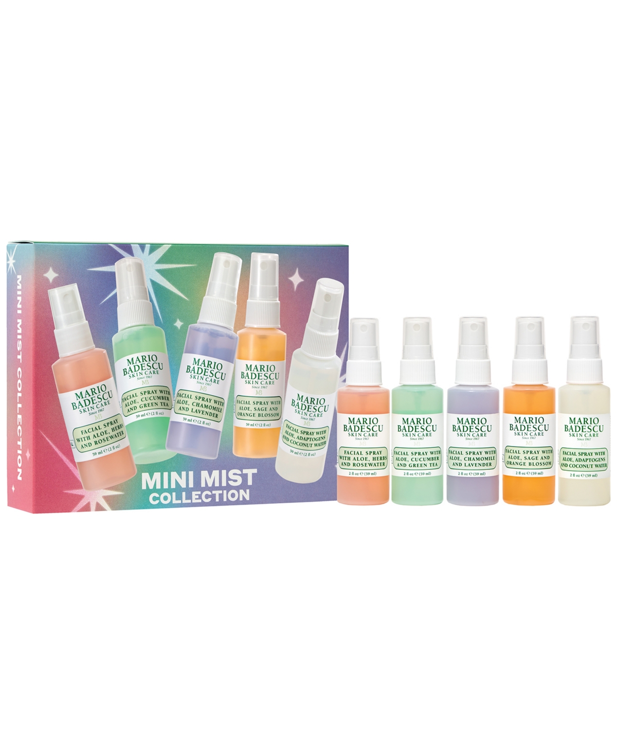 Click here for Mario Badescu 5-Piece Mini Mist Collection Gift Se... prices