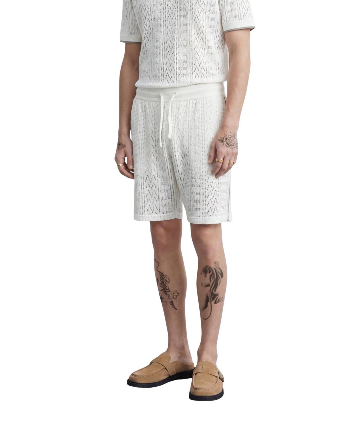 Click here for Twisted Tailor Mens Oscar Tipped Crochet Cotton Sh... prices