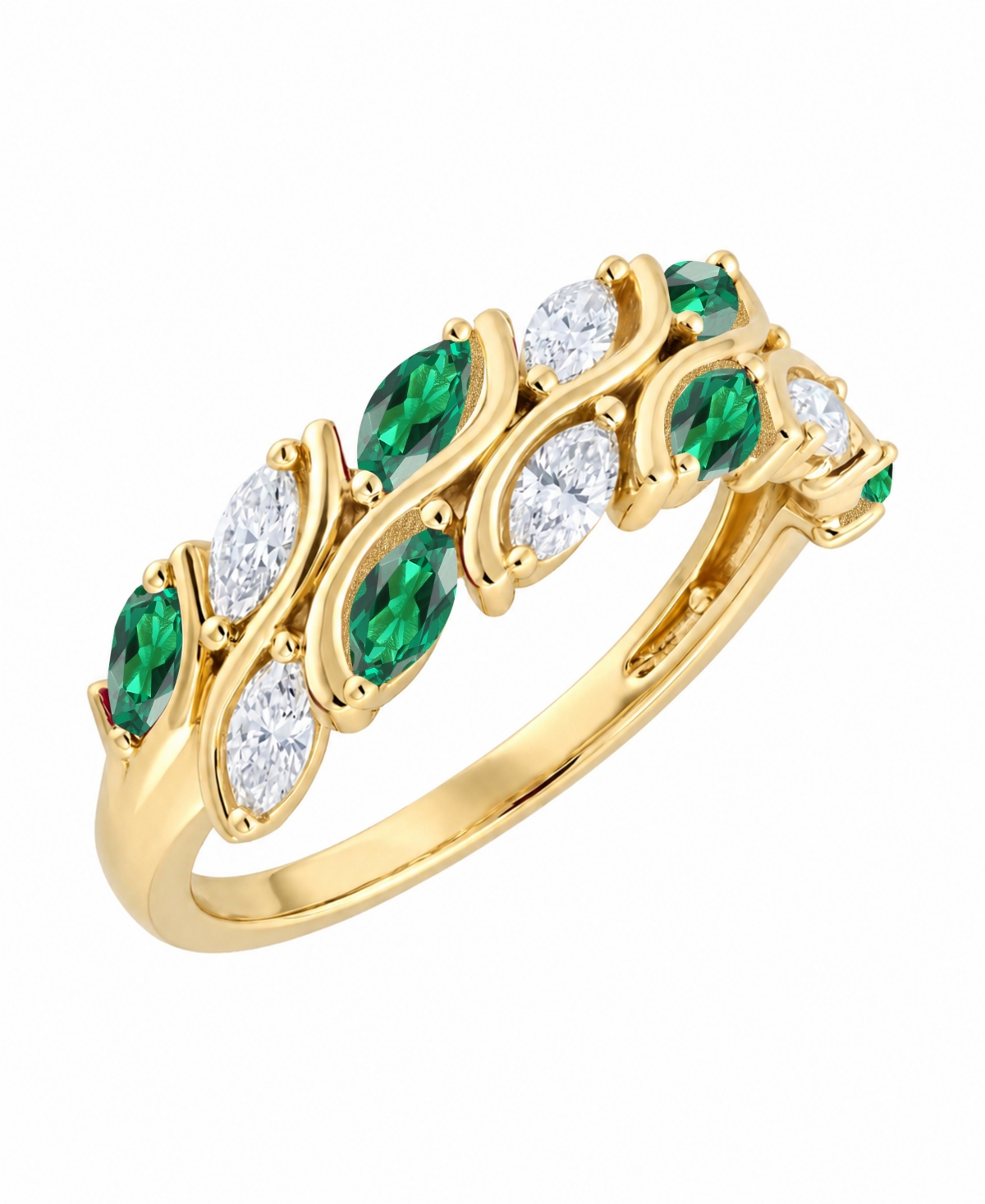 Click here for Macys Lab-Grown Ruby (1/2 ct. t.w.) & Lab-Grown Di... prices