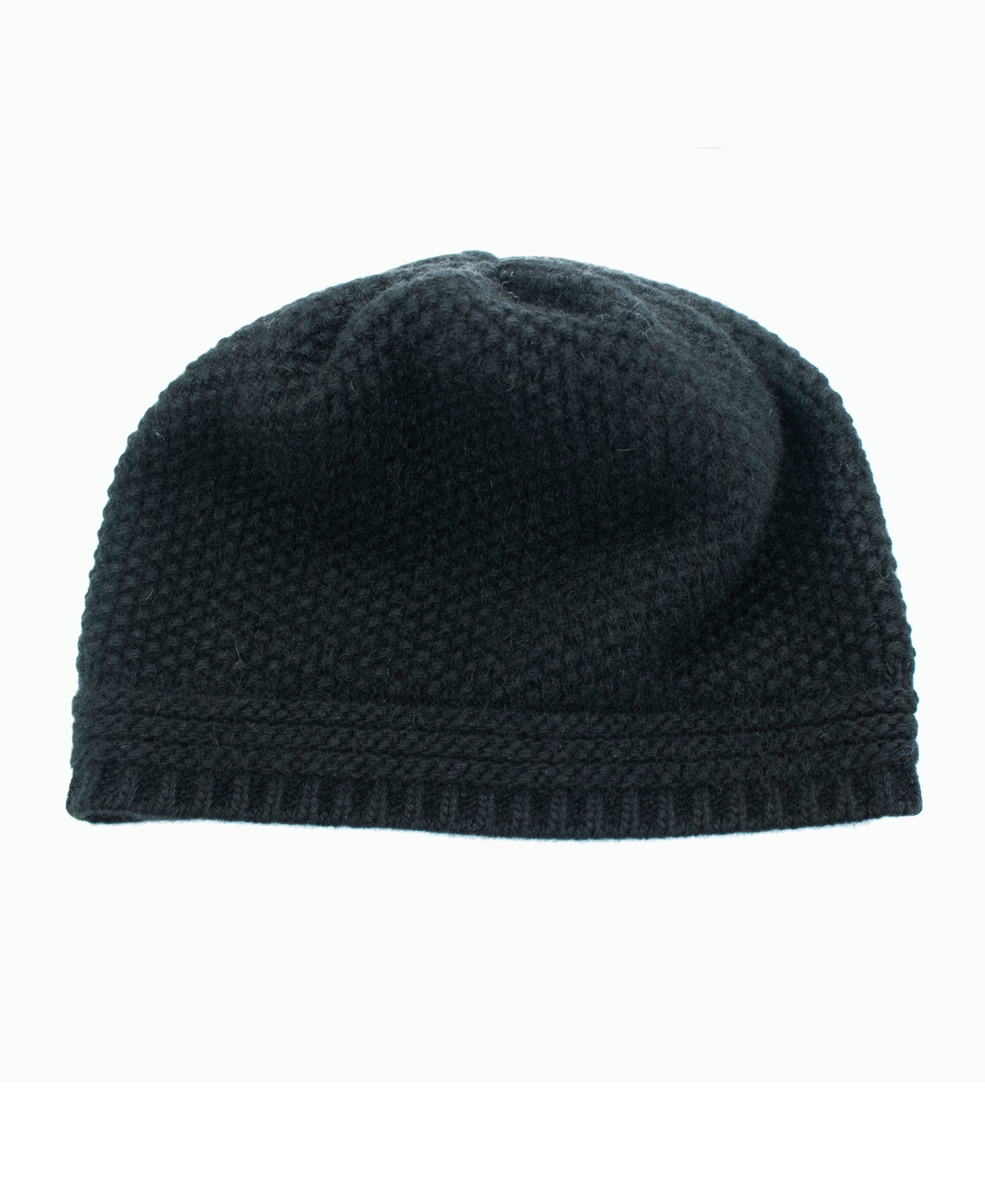 Click here for Portolano Cashmere Knit Beanie Hat - Black prices