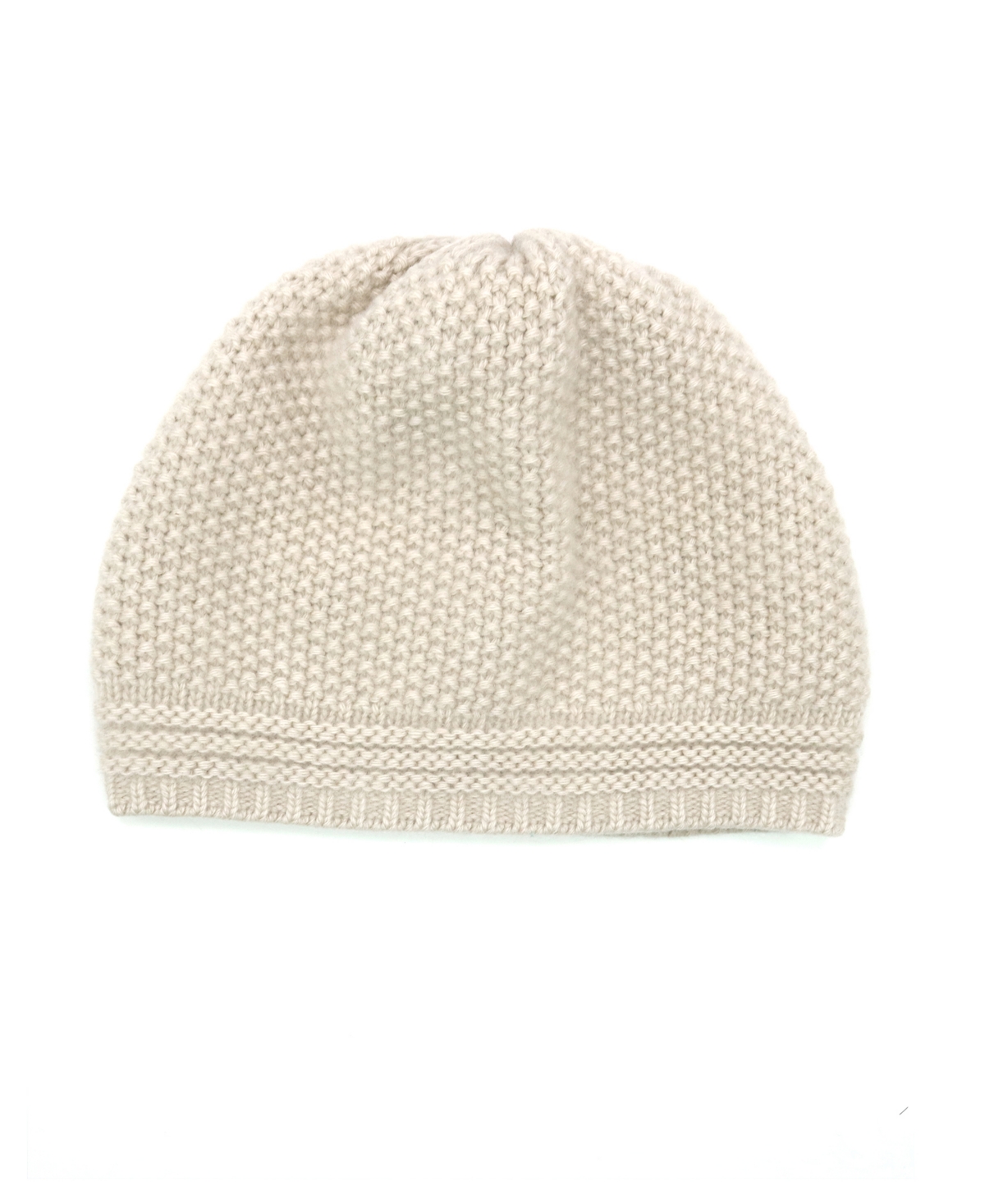 Click here for Portolano Cashmere Knit Beanie Hat - Yogi Ivory prices