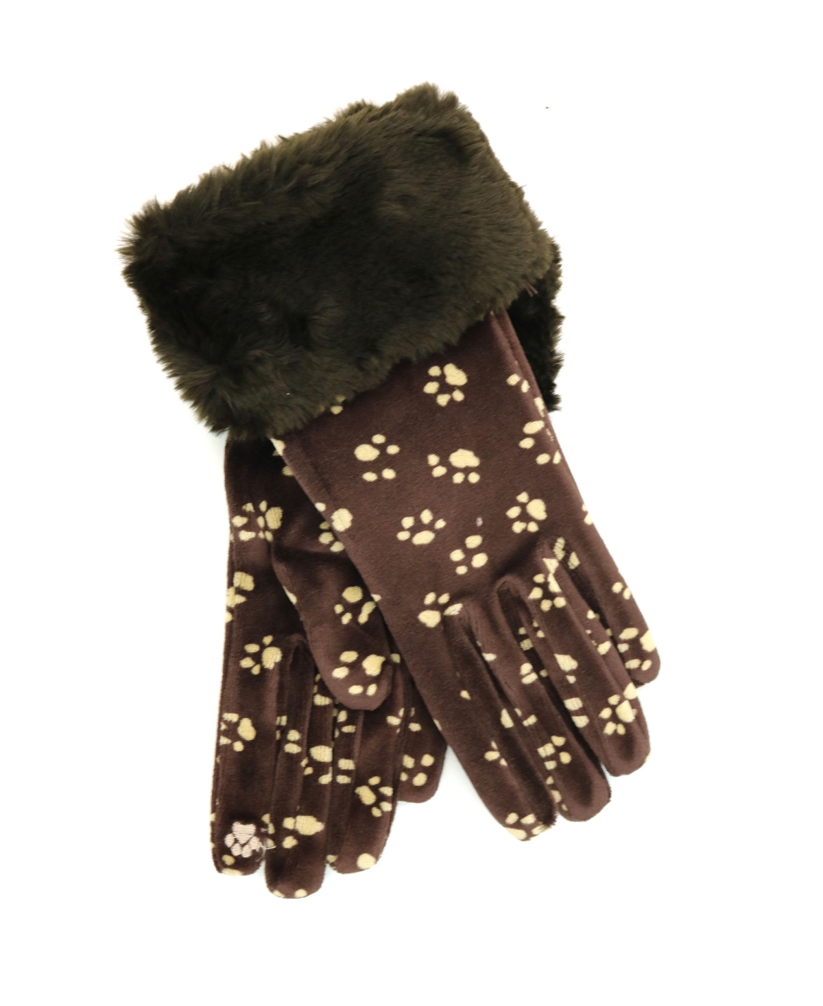 Click here for Portolano Velvet Gloves - Brown prices