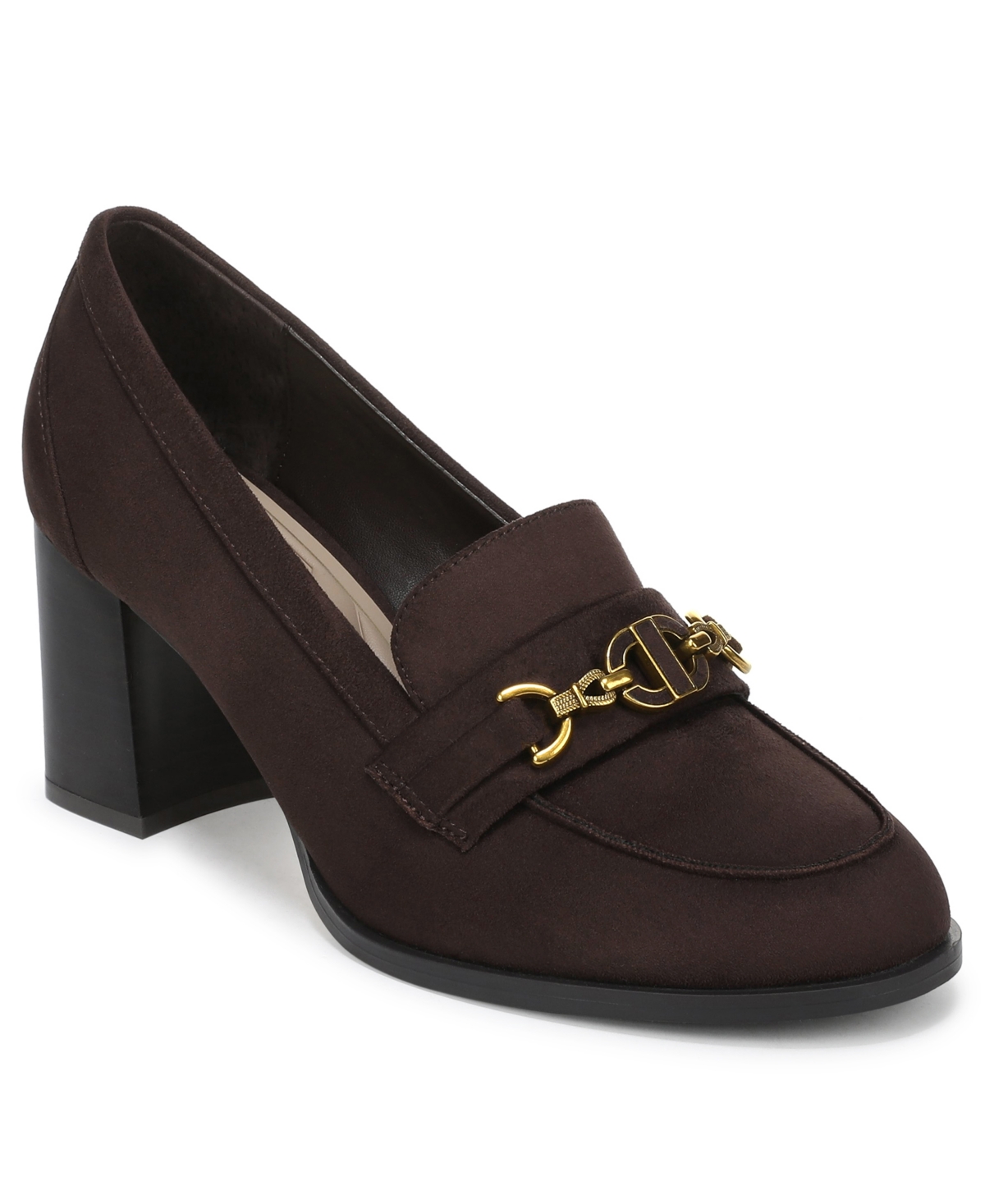 Click here for Giani Bernini Womens Petuniah Block Heel Loafer Pu... prices