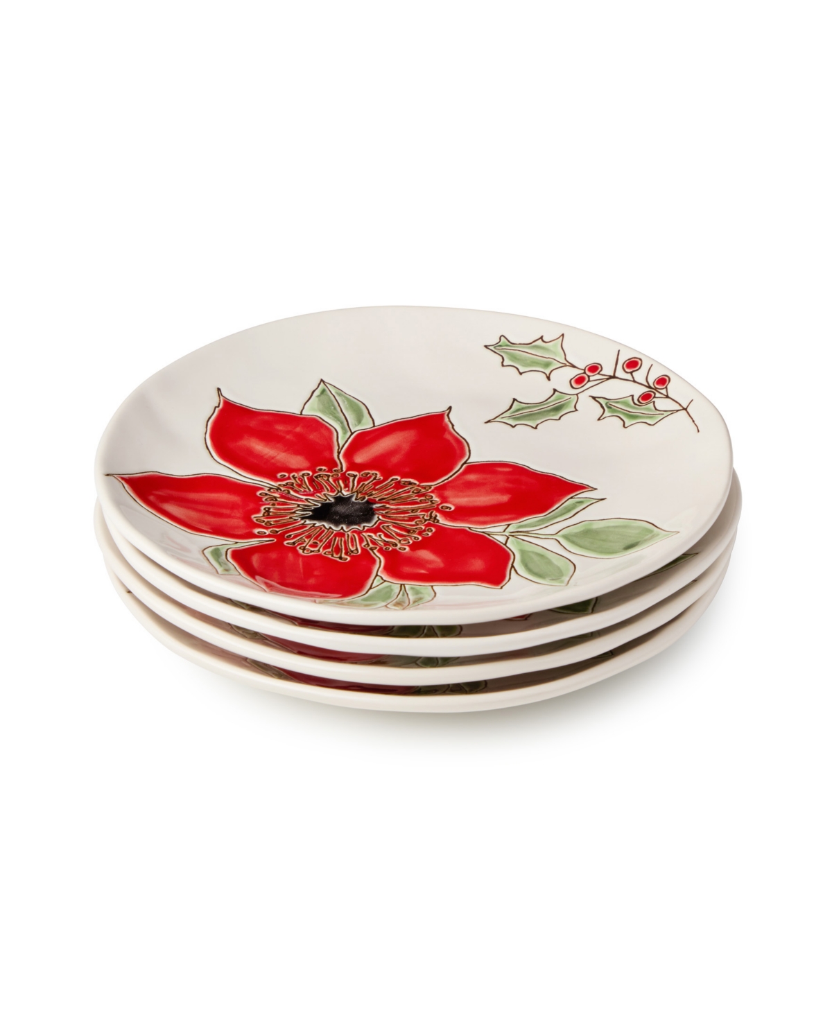Click here for Certified International Festive Blooms Dessert Pla... prices