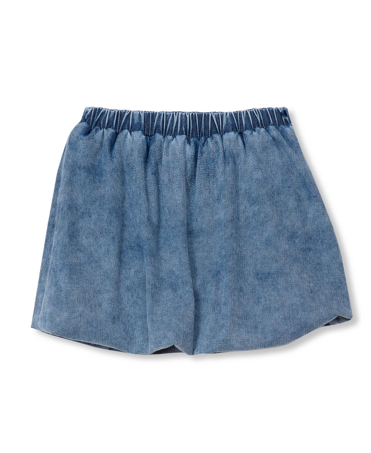 Click here for Lands End Girls Denim Bubble Skort - Medium stone... prices