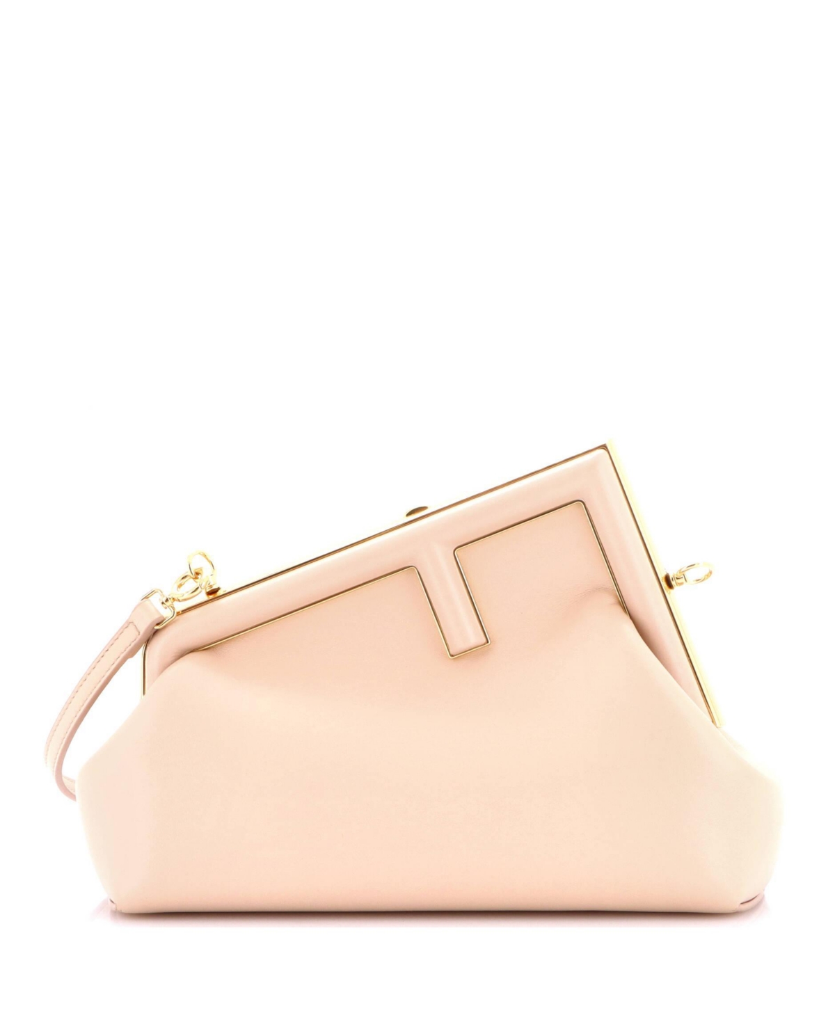 Click here for Pre-Owned Fendi Small First Bag Leather - Natural prices