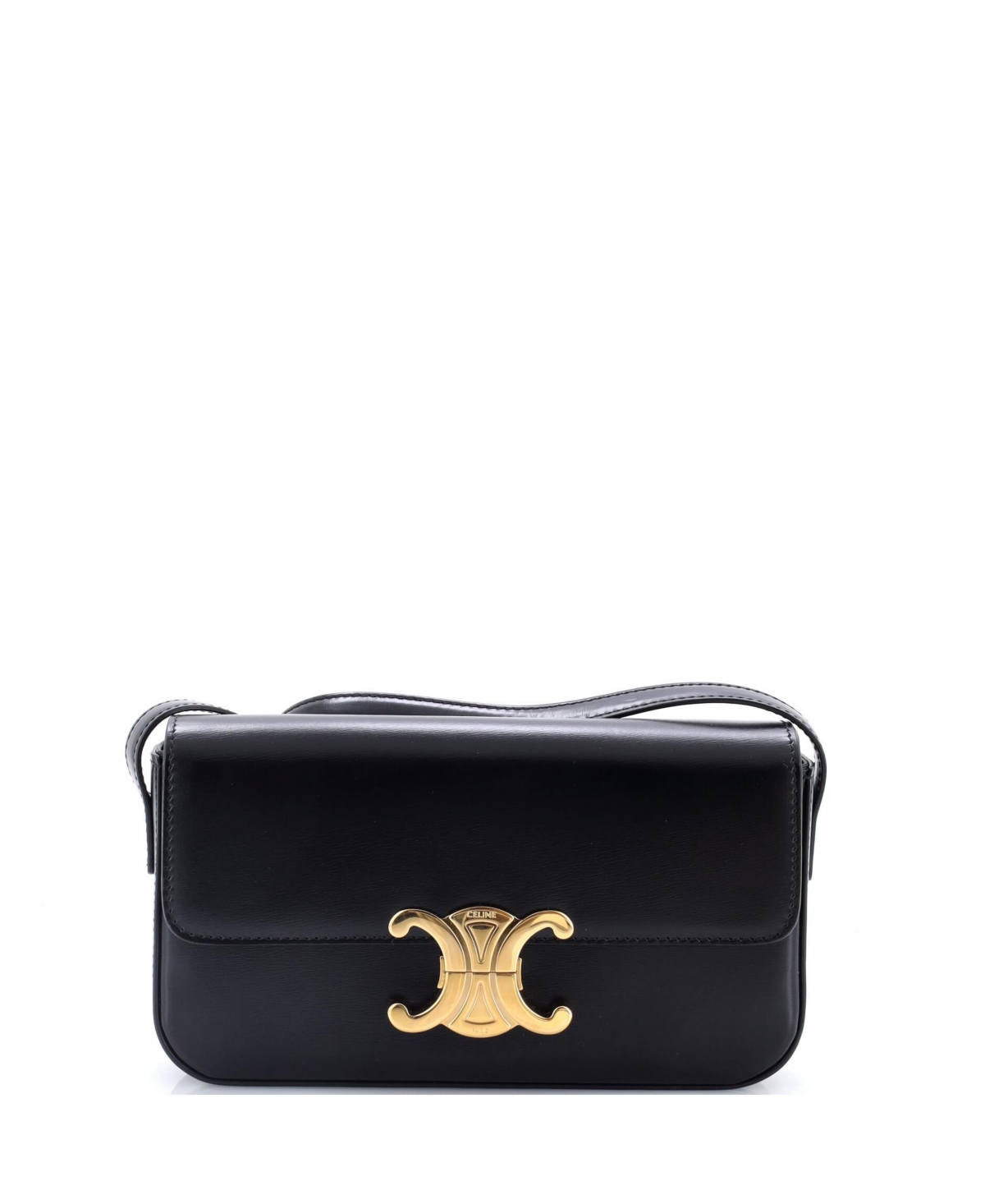 Click here for Pre-Owned Celine Triomphe East-West Shoulder Bag S... prices