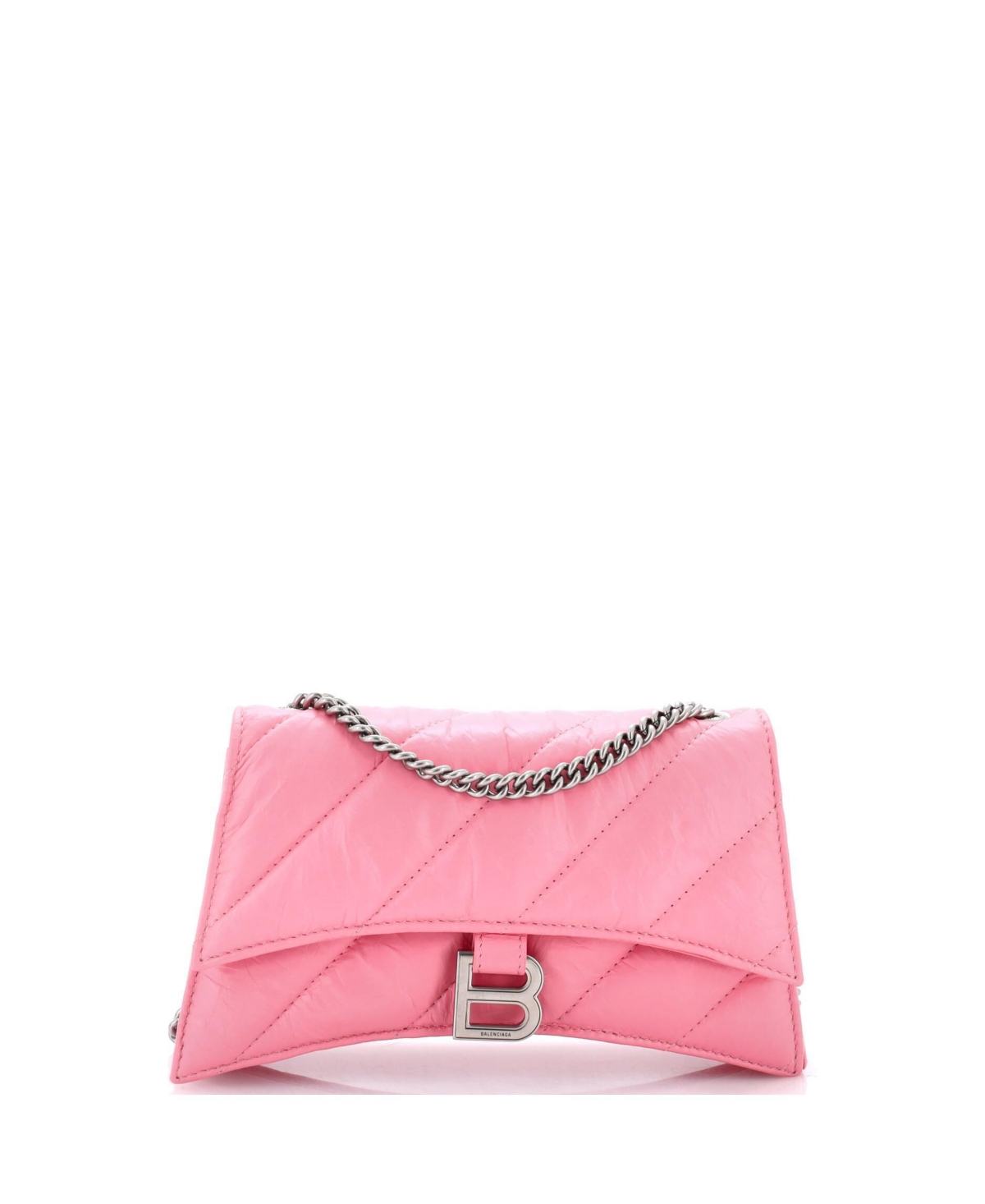 Click here for Pre-Owned Balenciaga Small Crush Chain Flap Bag Qu... prices