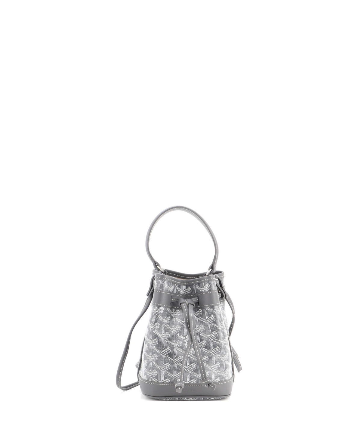 Click here for Pre-Owned Goyard Mini Petit Flot Bucket Bag Coated... prices