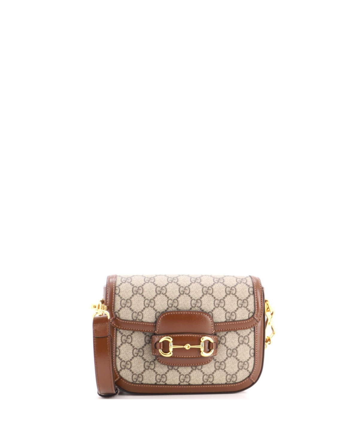 Click here for Pre-Owned Gucci Mini Horsebit 1955 Shoulder Bag Gg... prices