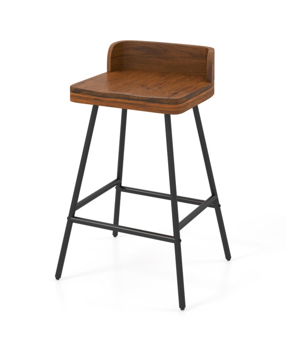 Click here for Sugift 24 Inch Industrial Bar Stool with Low Back... prices